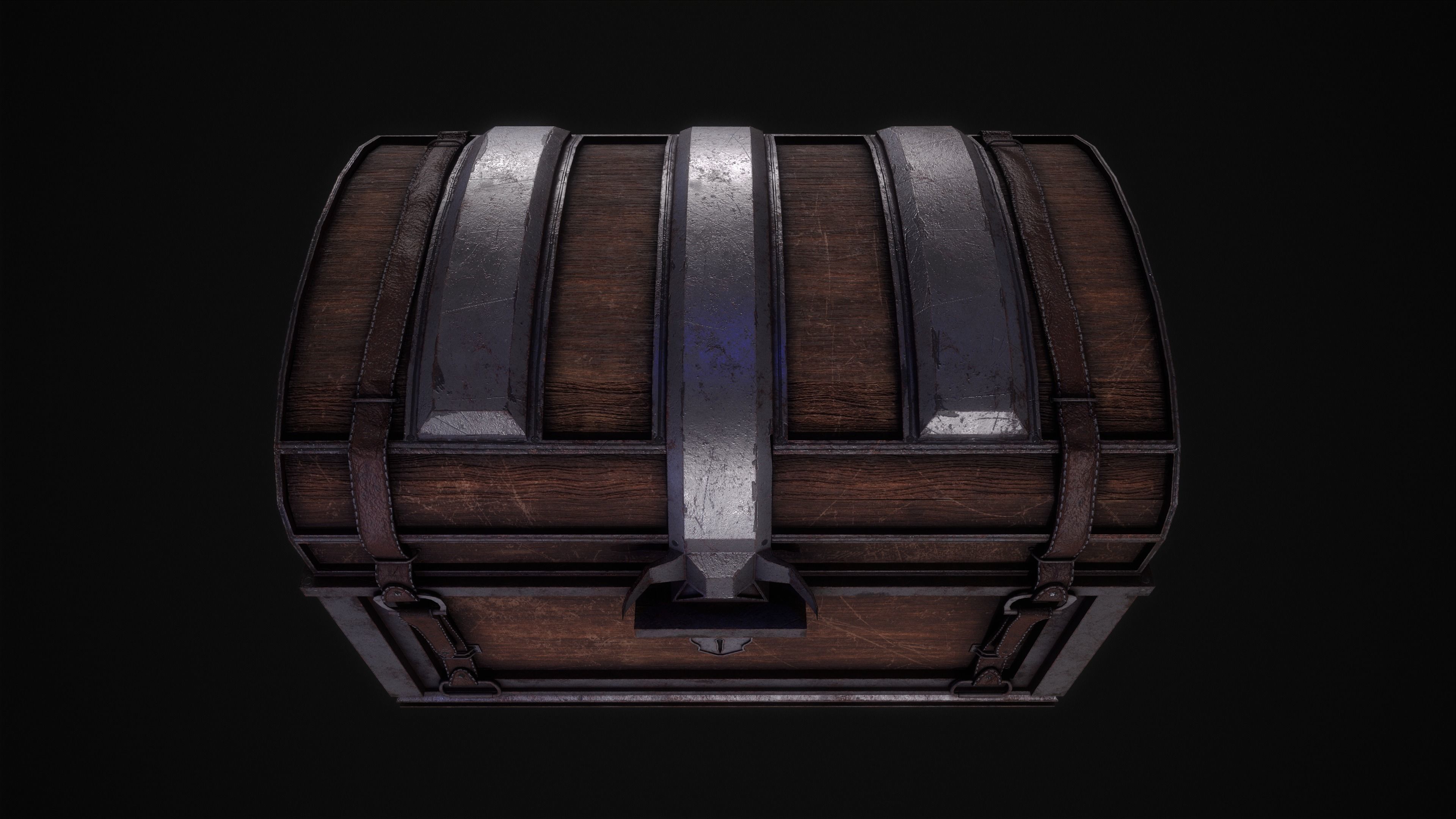 3D model Custom chest VR / AR / low-poly | CGTrader
