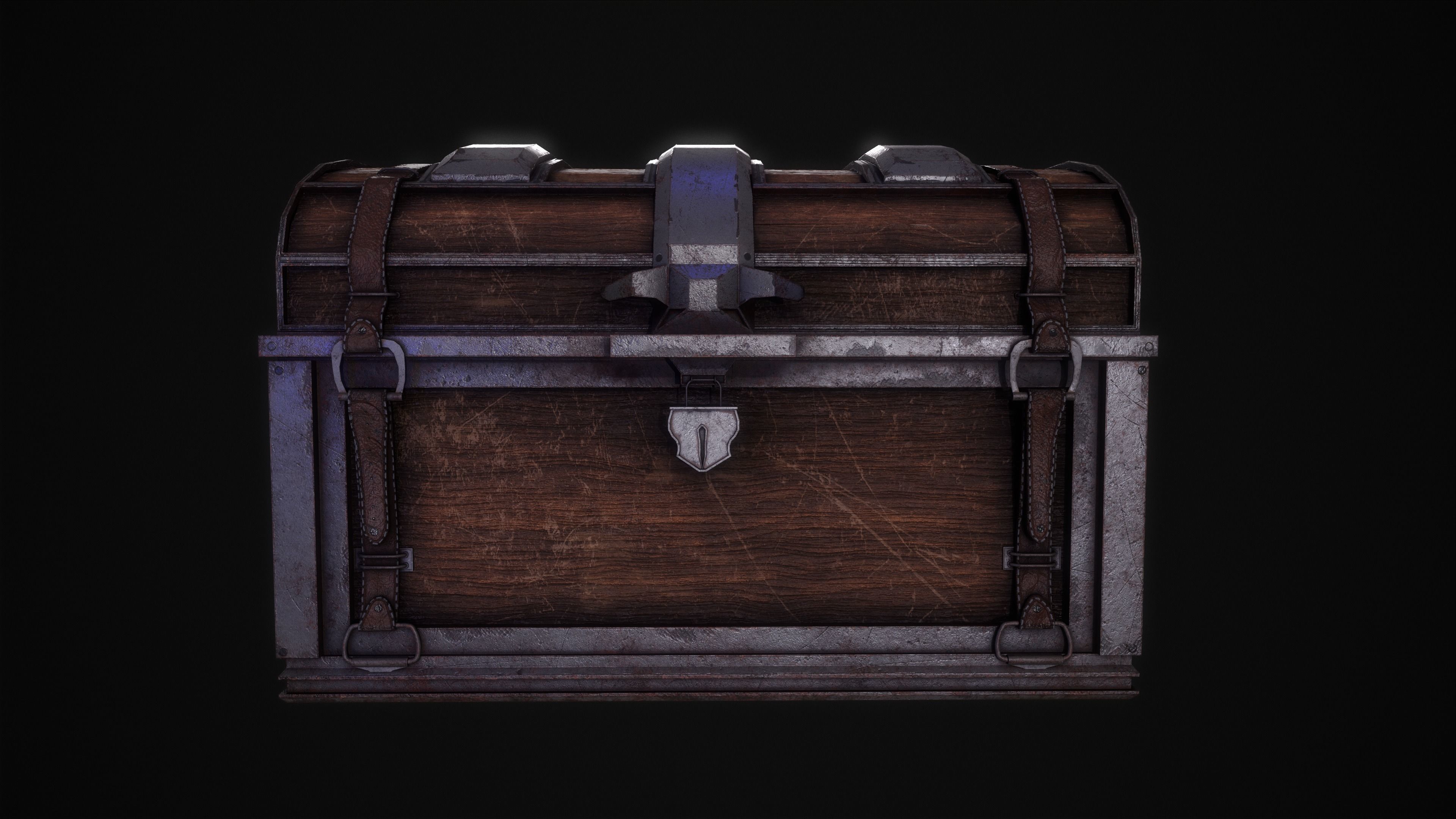 3D model Custom chest VR / AR / low-poly | CGTrader