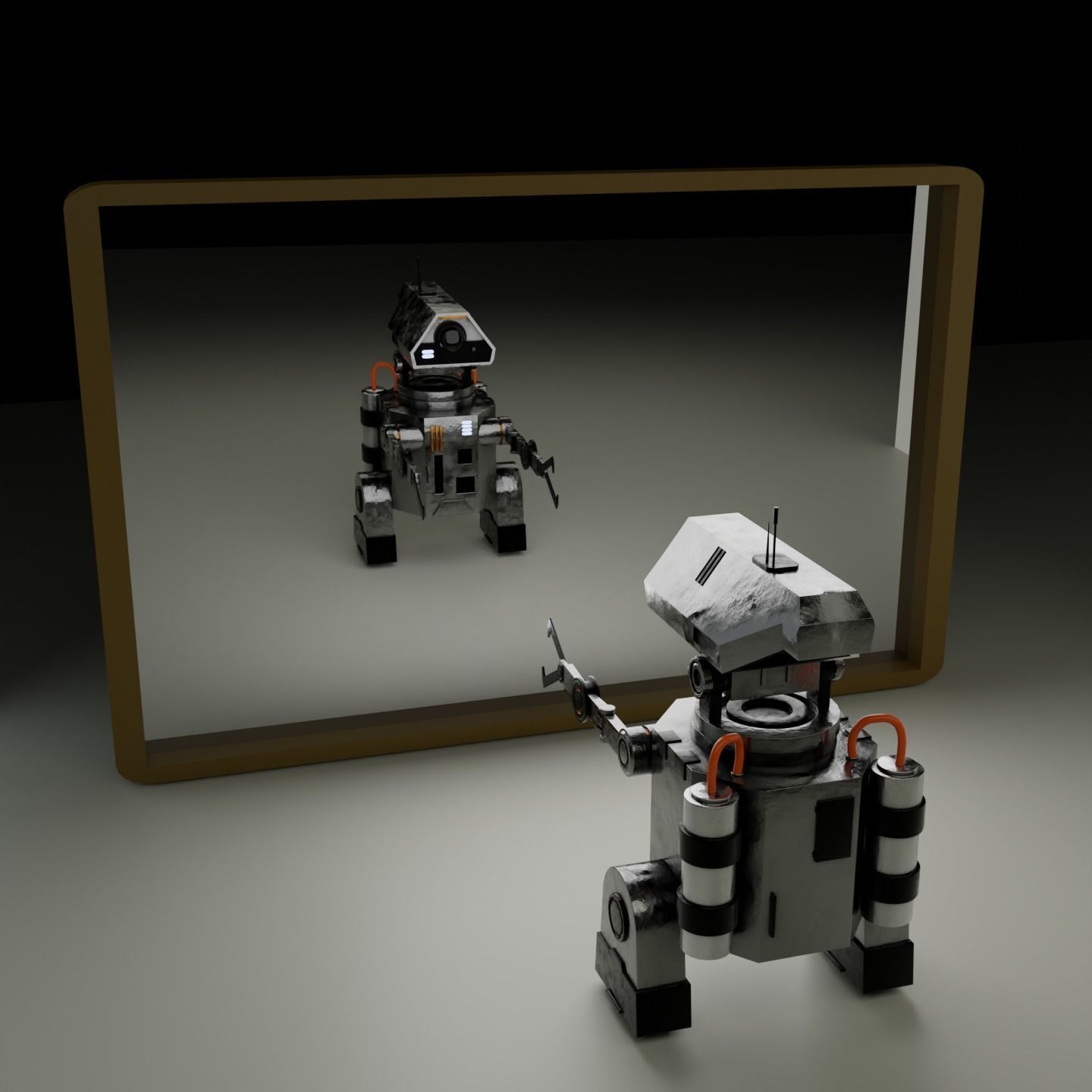 Space robot free 3D model | CGTrader