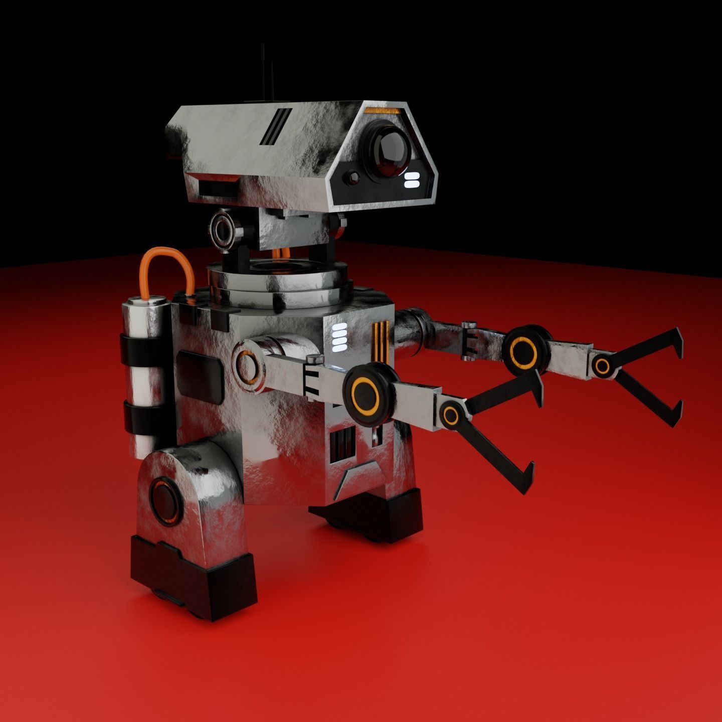Space robot free 3D model | CGTrader