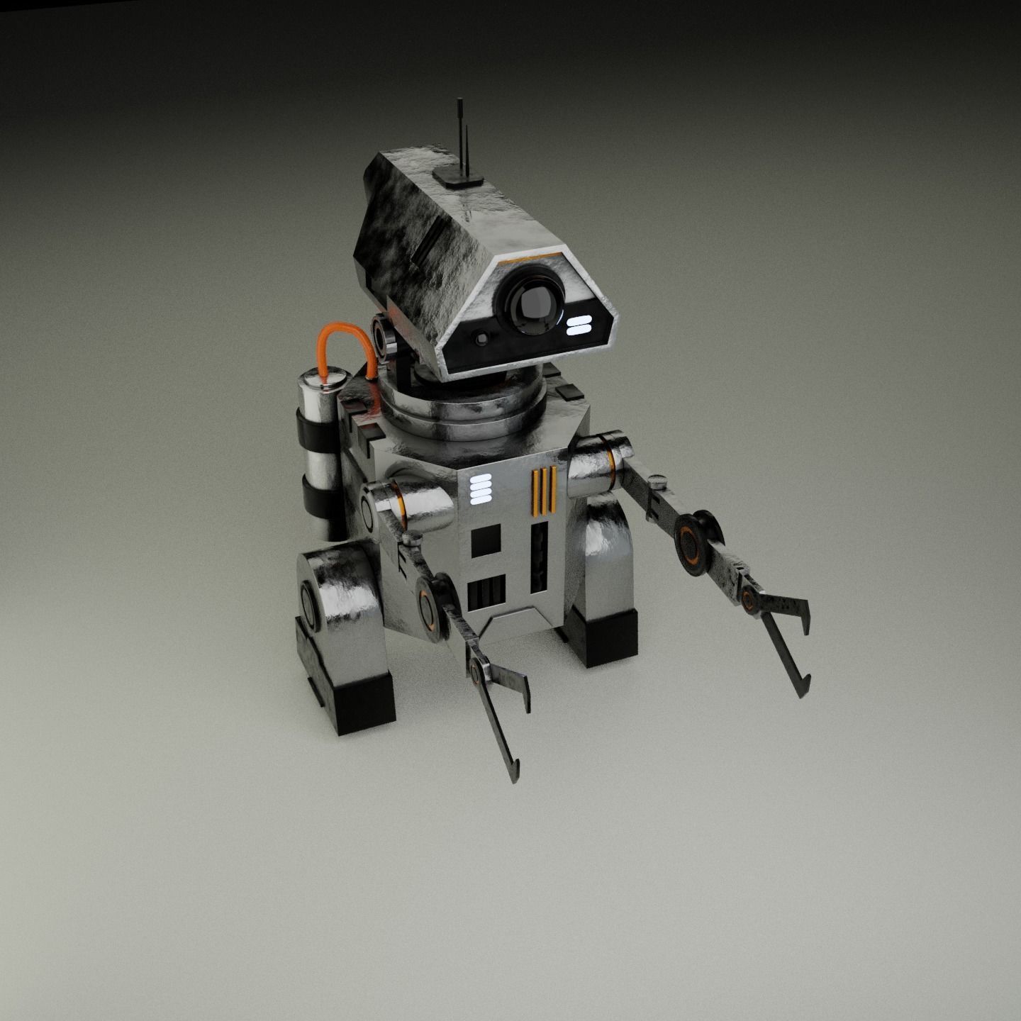 Space robot free 3D model | CGTrader