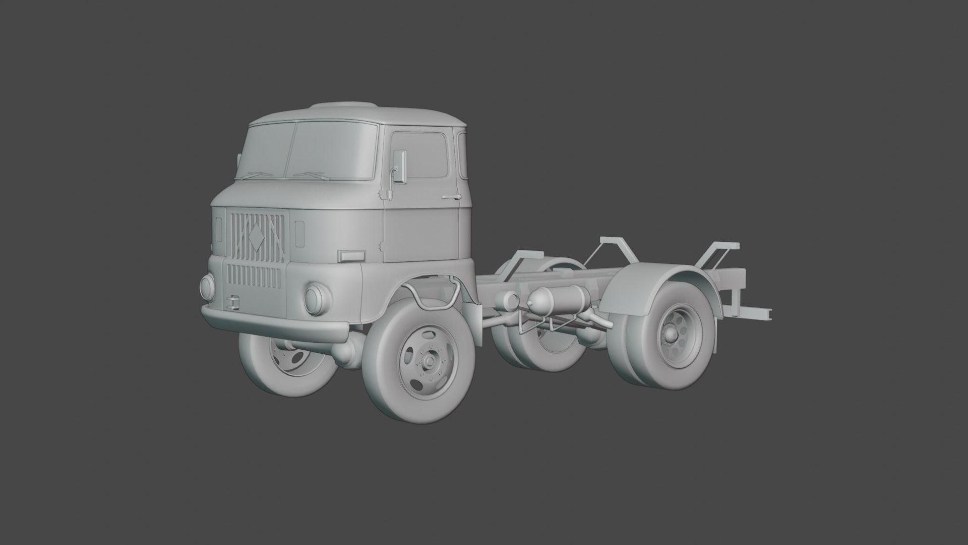 3D model IFA W50 DDR truck VR / AR / low-poly | CGTrader
