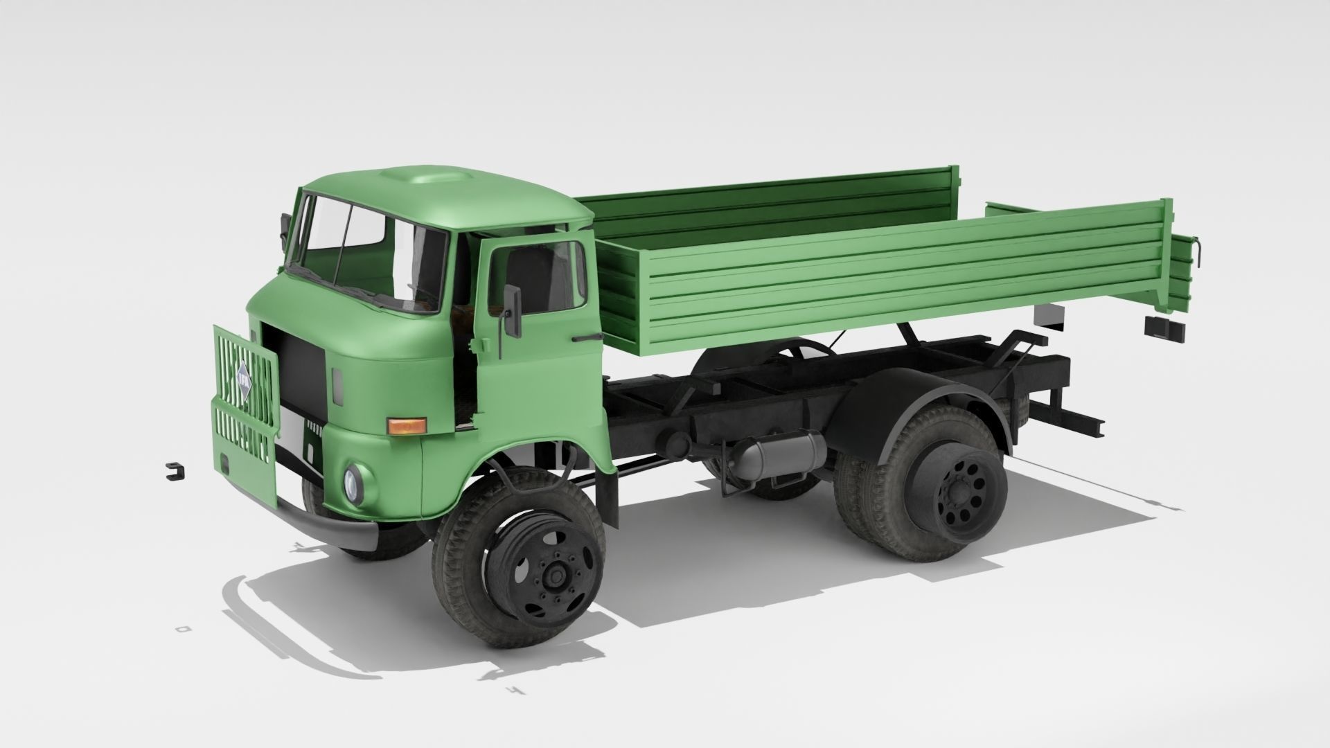 3D model IFA W50 DDR truck VR / AR / low-poly | CGTrader