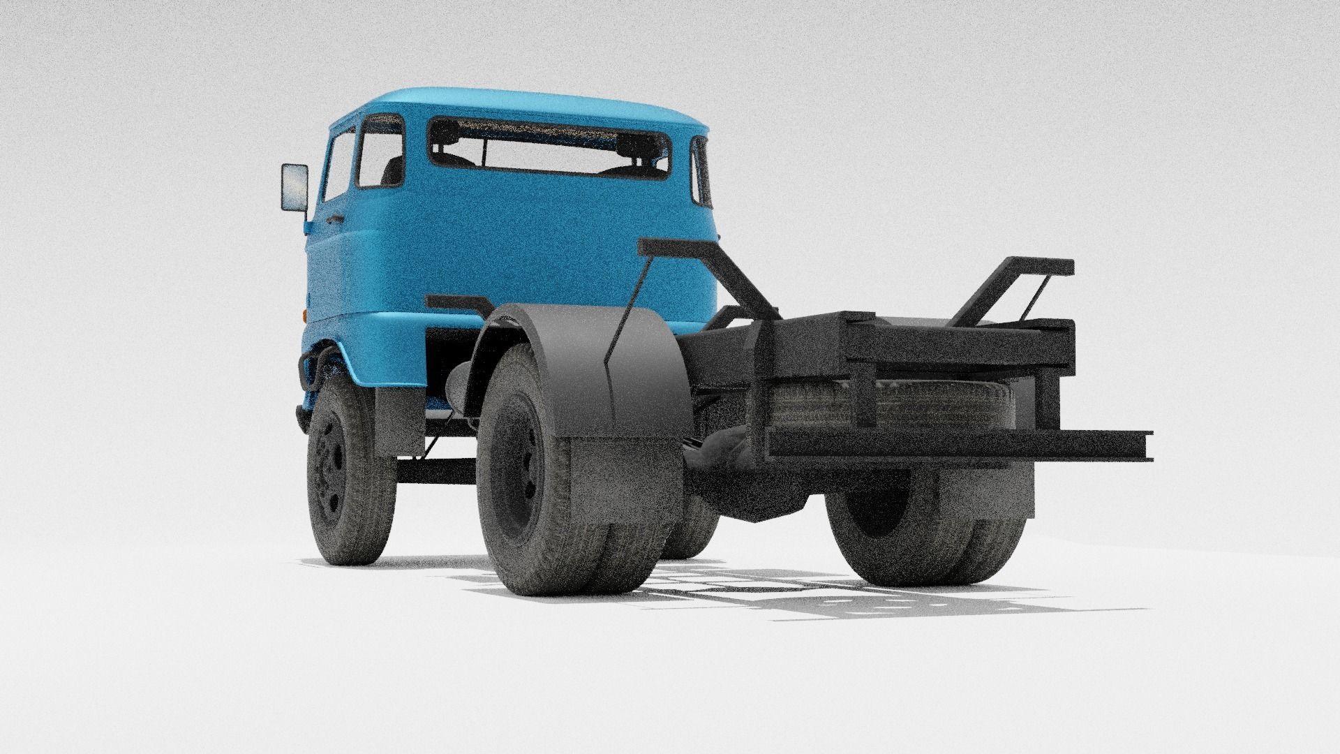 3D model IFA W50 DDR truck VR / AR / low-poly | CGTrader