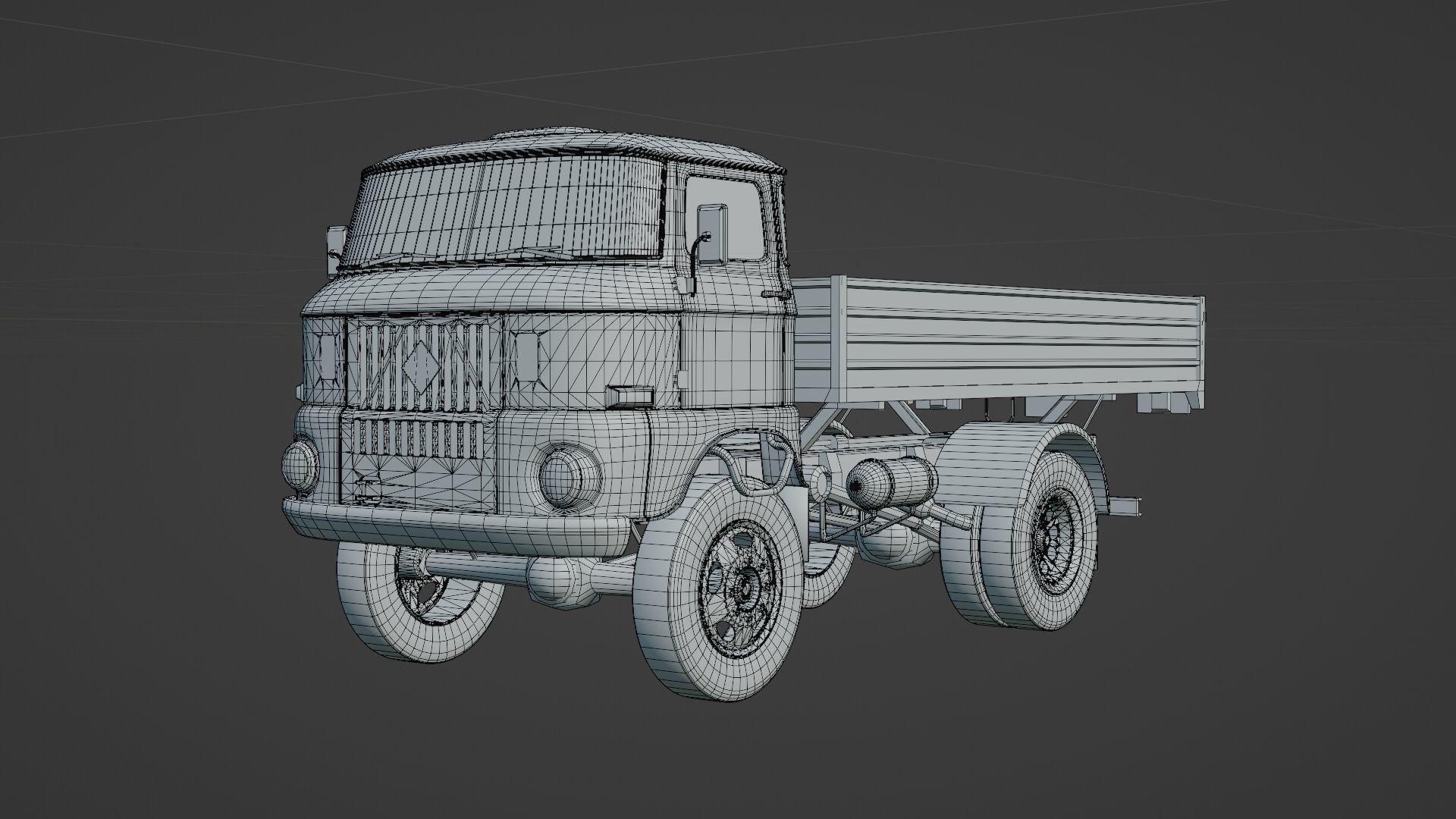 3D model IFA W50 DDR truck VR / AR / low-poly | CGTrader