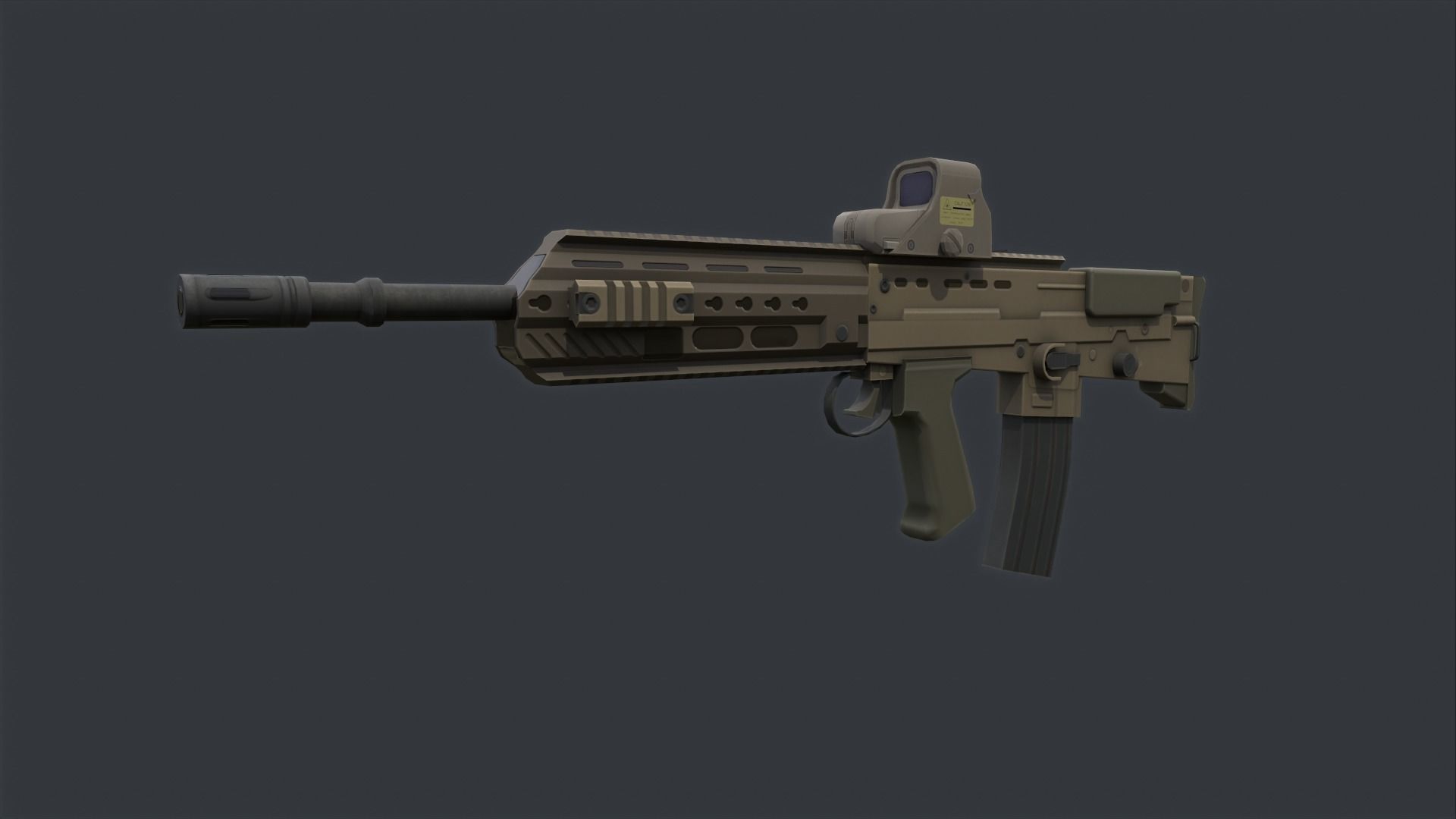 3D model L85-A3 Pack accessories VR / AR / low-poly | CGTrader