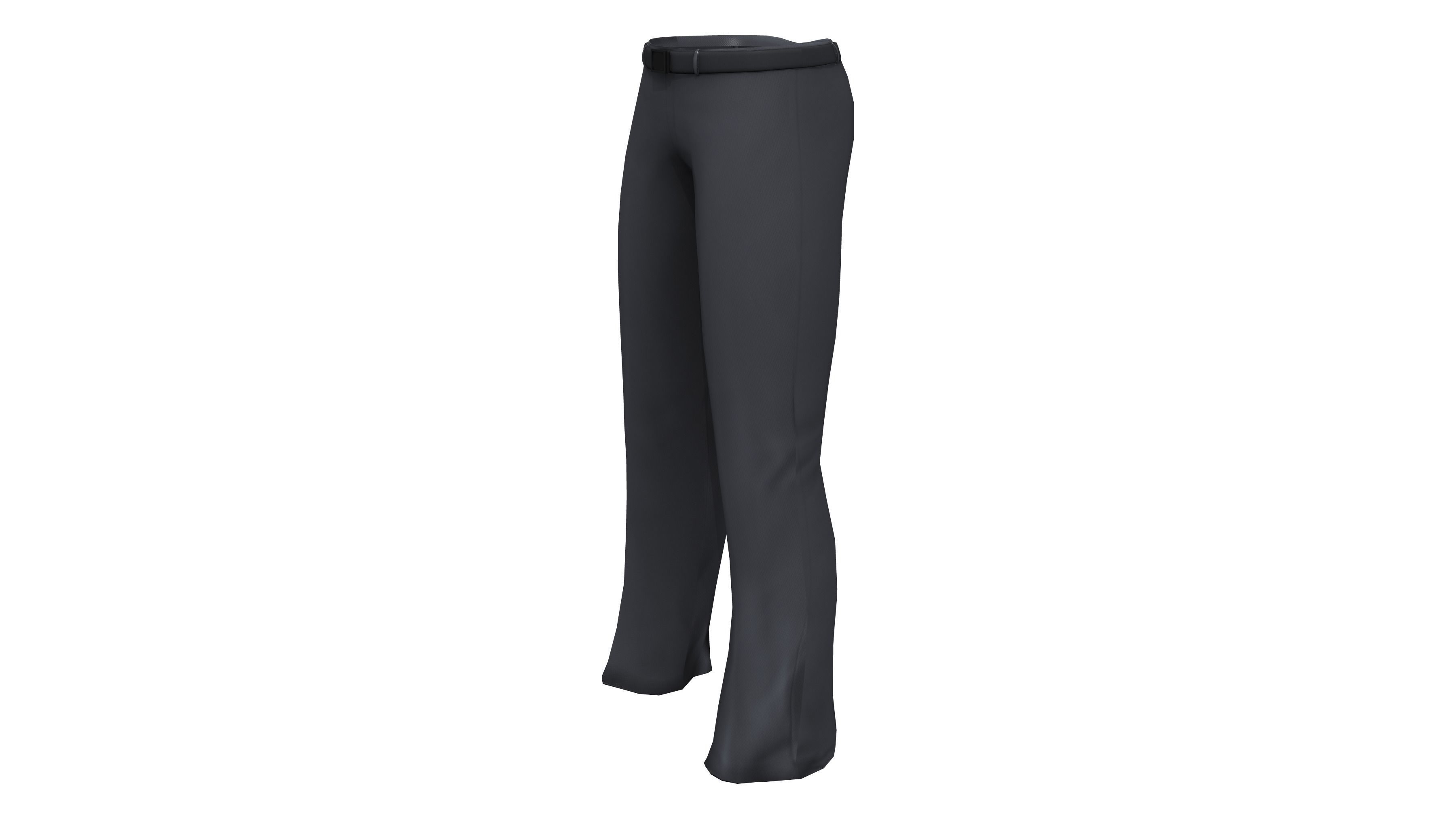 3D model Black Formal Trousers VR / AR / low-poly | CGTrader