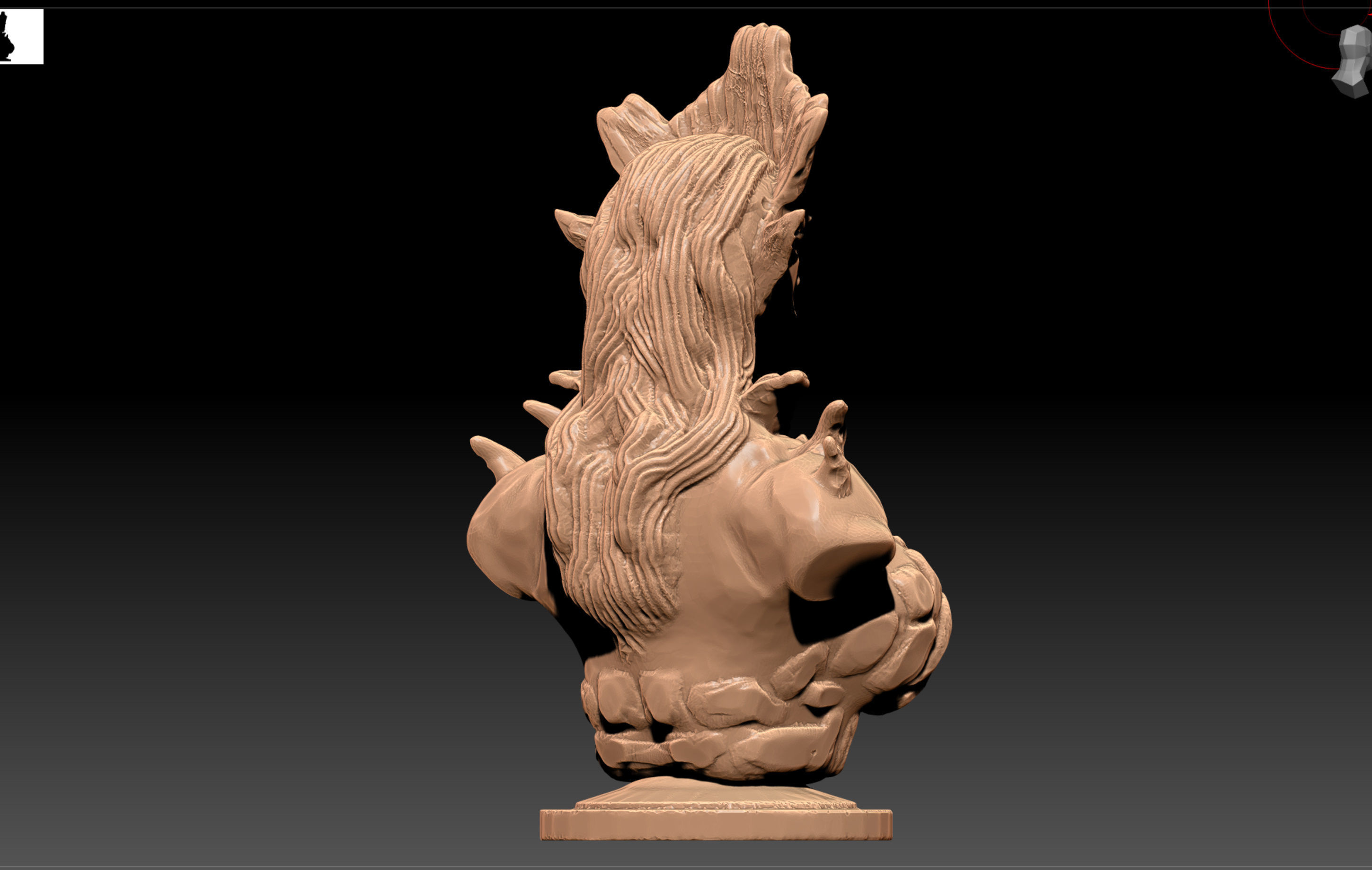 Spawn of Mephala bust Elder Scrolls Online 3D model 3D printable | CGTrader
