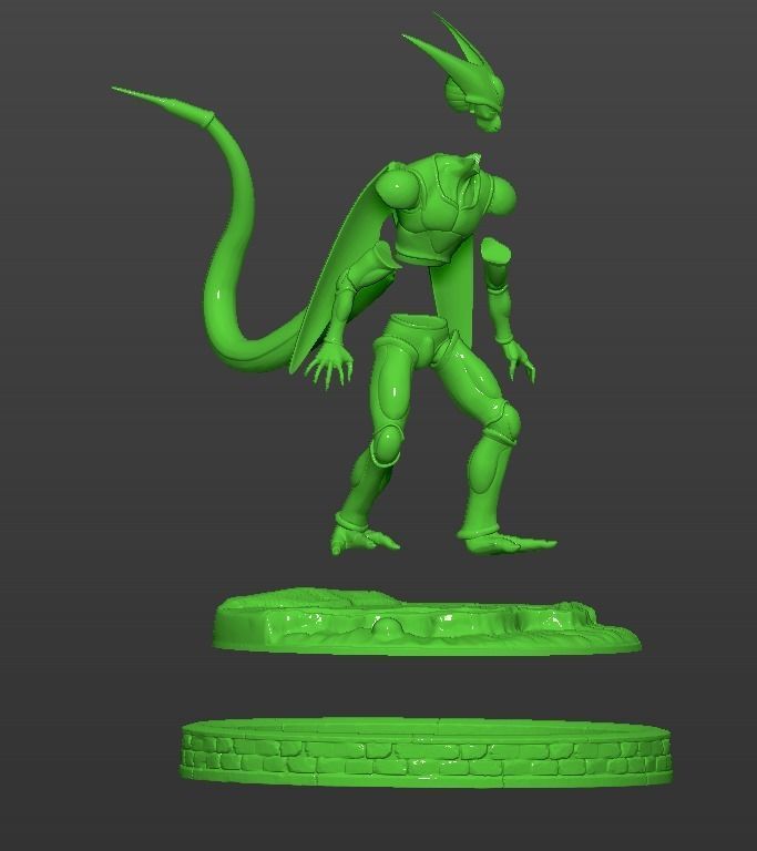 Cell 1st Form - DBZ 3D model 3D printable | CGTrader