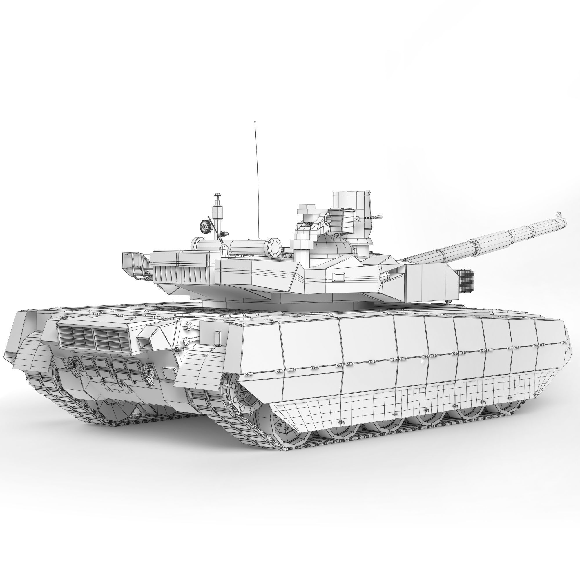 Tank T-84 Oplot-M 2010 3D model | CGTrader