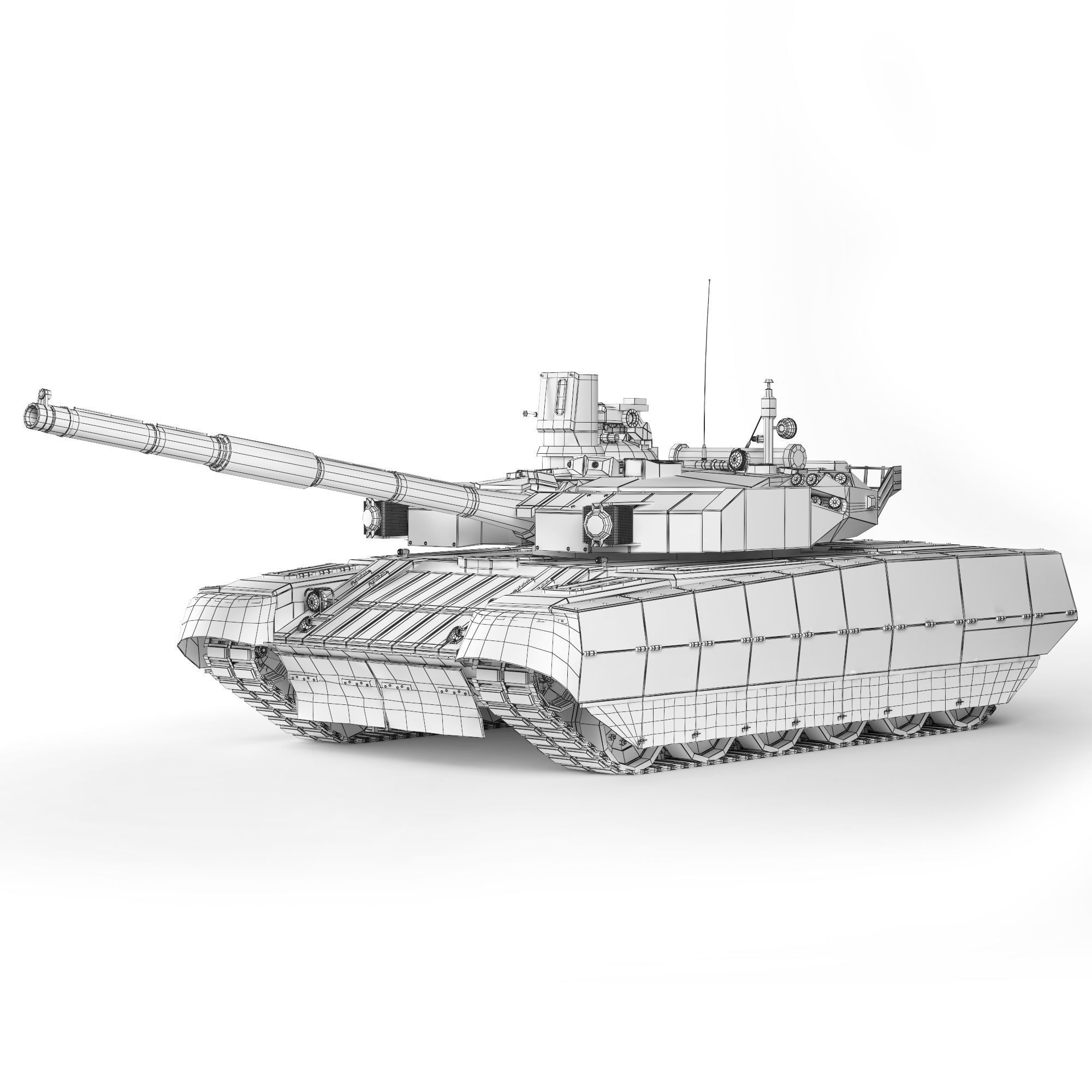Tank T-84 Oplot-M 2010 3D model | CGTrader