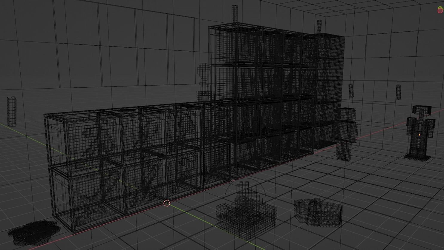 Minecraft scene model 3D model | CGTrader