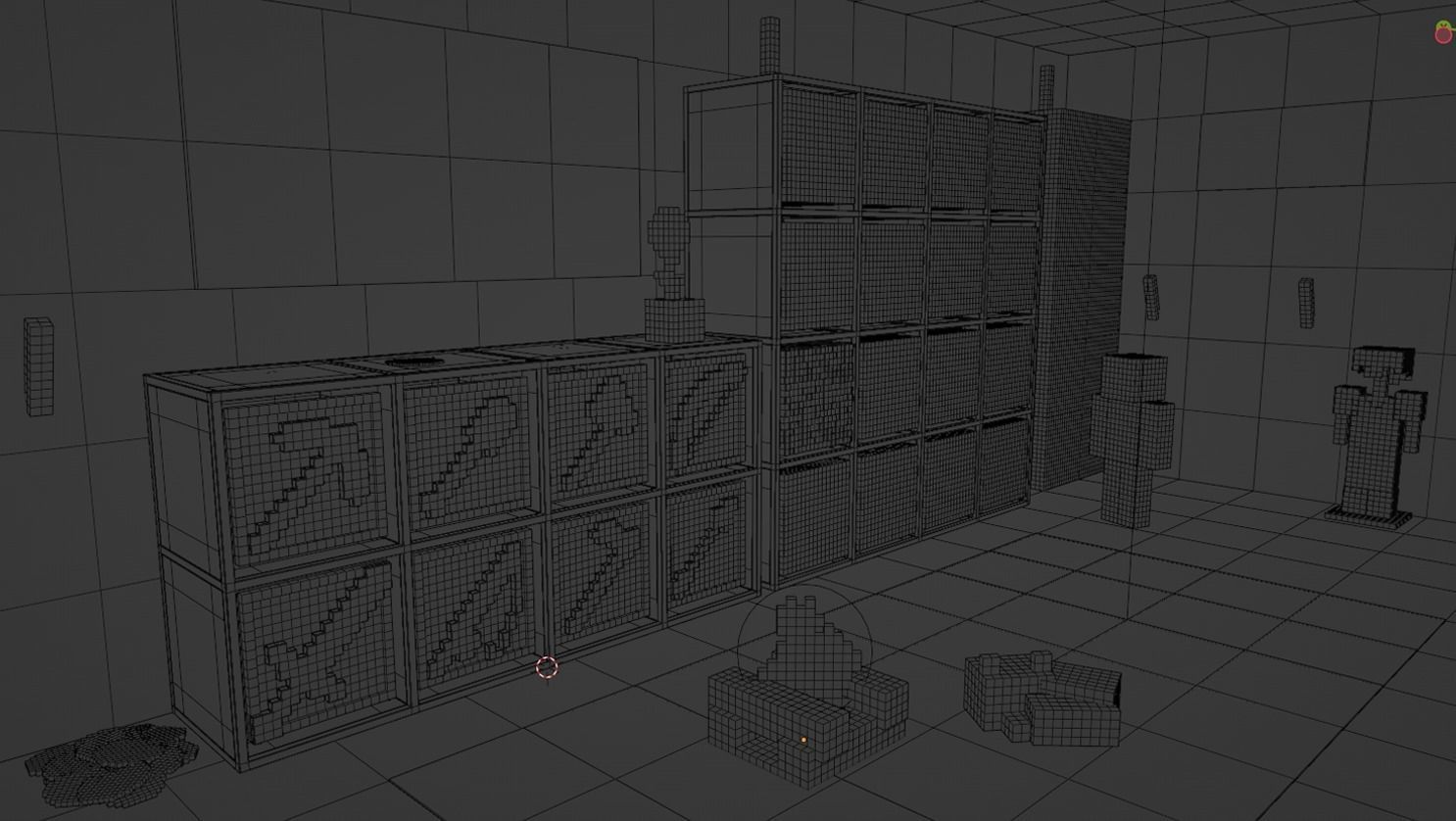 Minecraft scene model 3D model | CGTrader