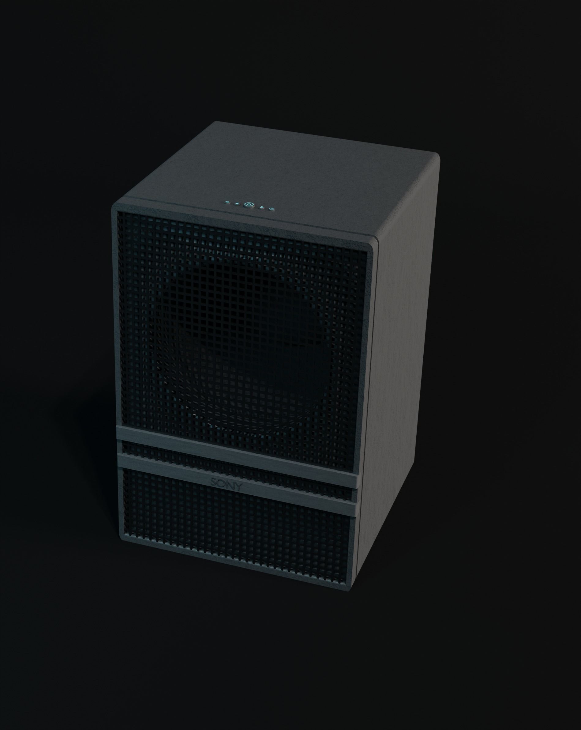 Speaker With two Variant Textures free 3D model | CGTrader