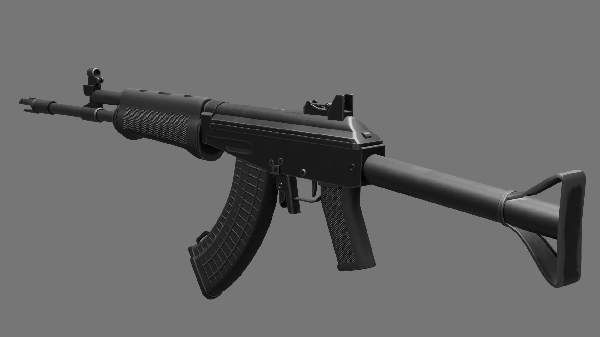 3D model RK62 Assault Rifle VR / AR / low-poly | CGTrader