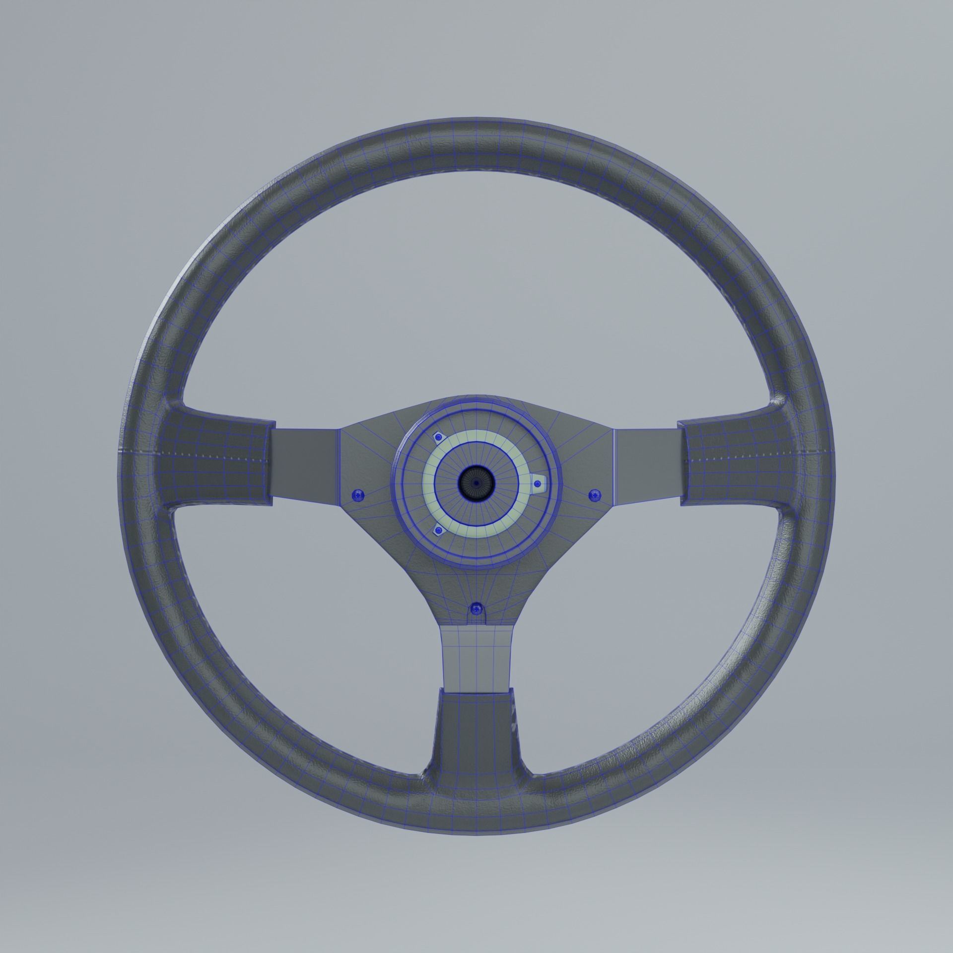 3D model Toyota Ae86 Steering Wheel Low poly VR / AR / low-poly | CGTrader