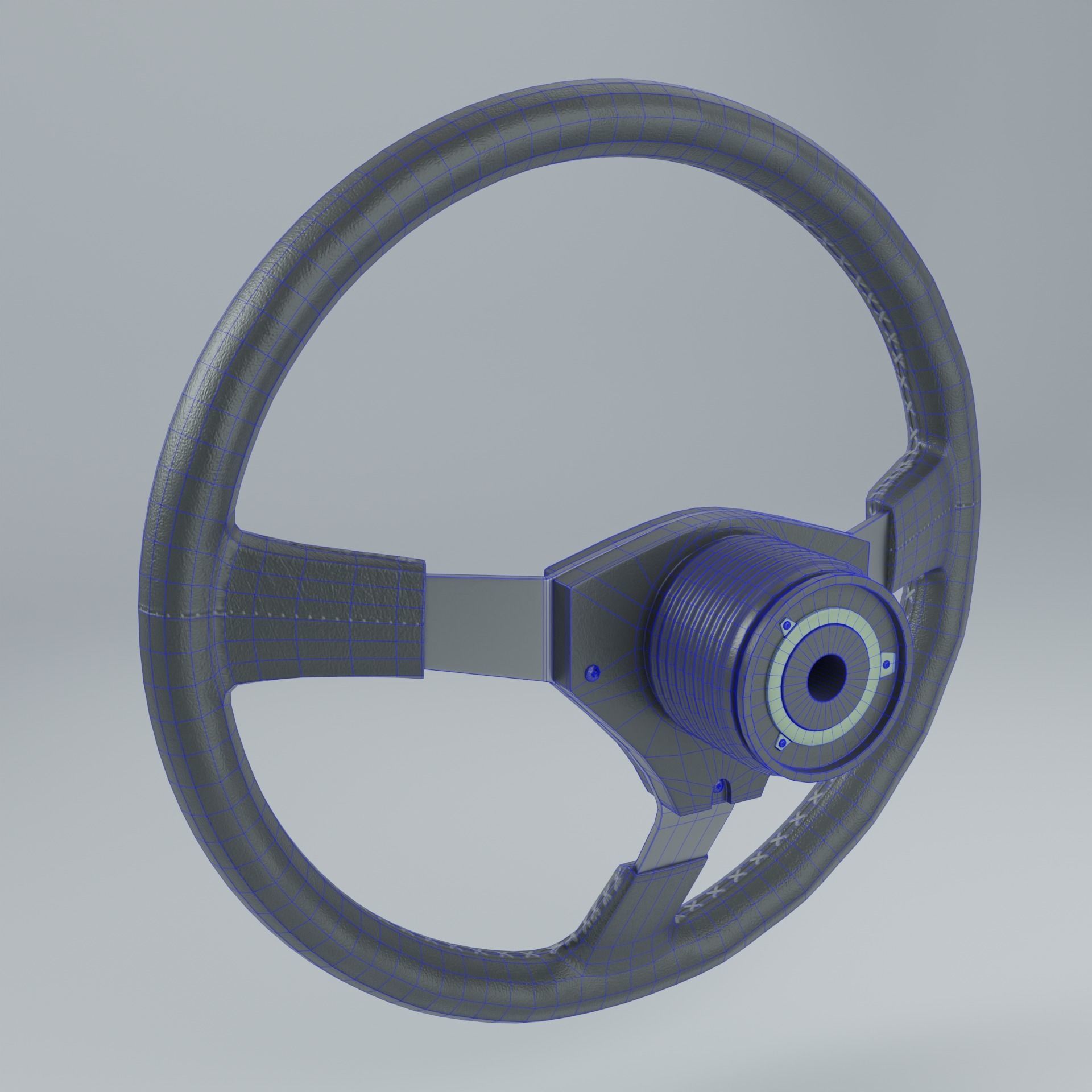 3D model Toyota Ae86 Steering Wheel Low poly VR / AR / low-poly | CGTrader