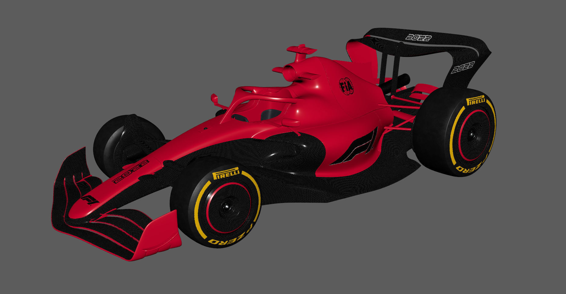 F1 2022 Cartoon Toy 3D model | CGTrader