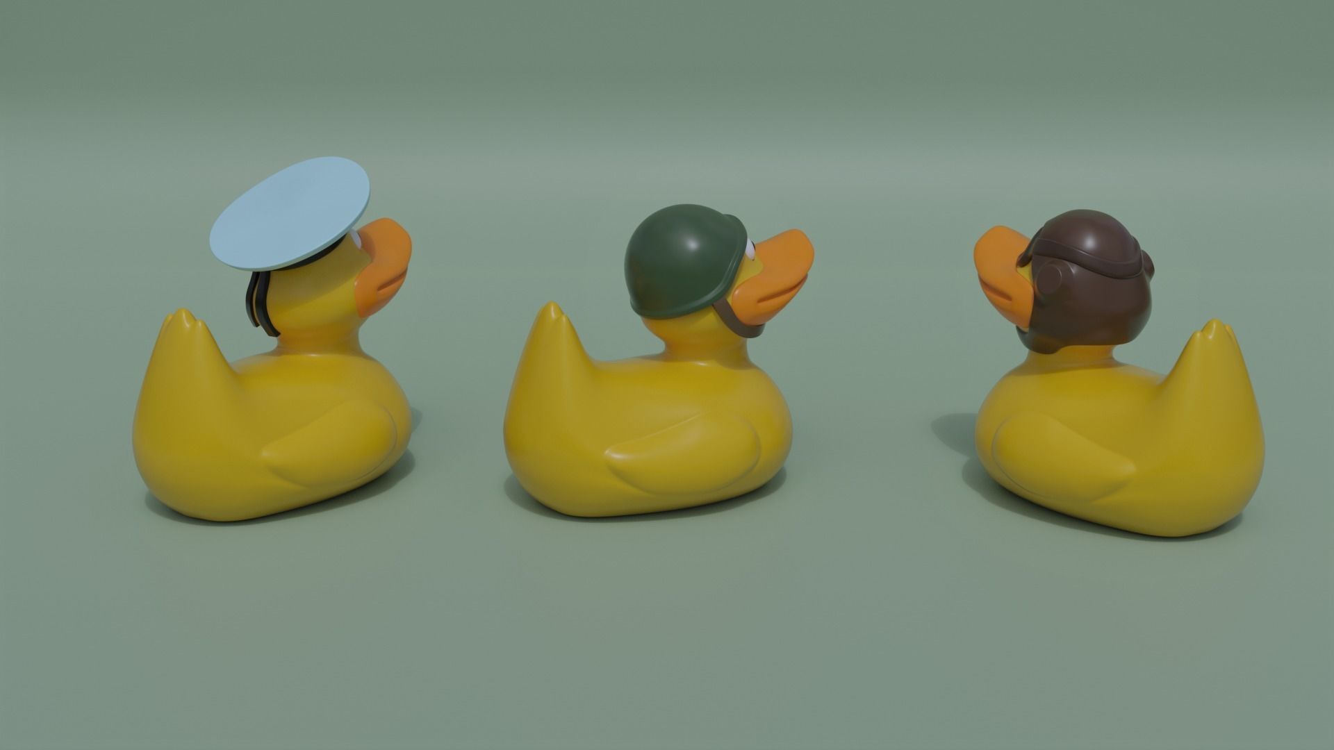 Duck soldiers 3D model 3D printable | CGTrader
