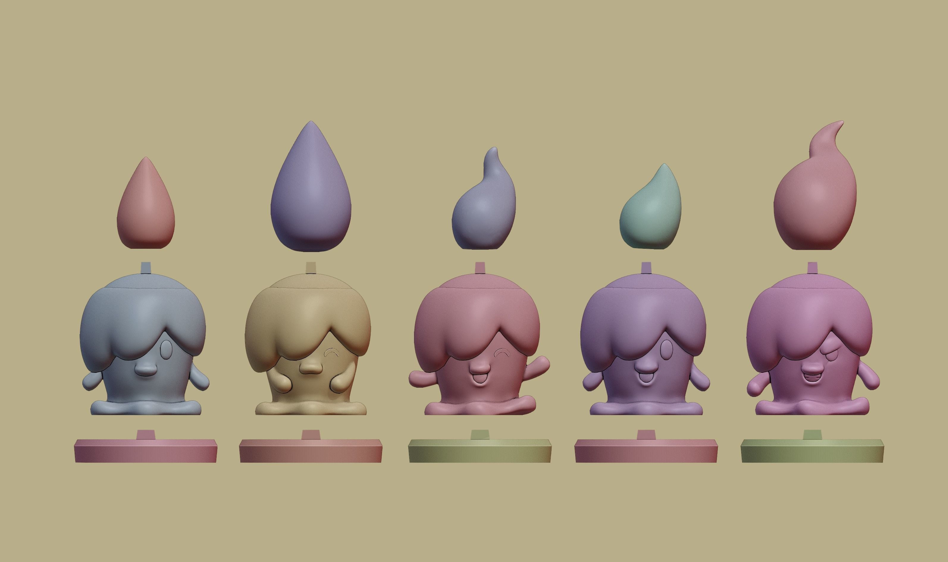 litwick - Pokemon 3D model 3D printable | CGTrader