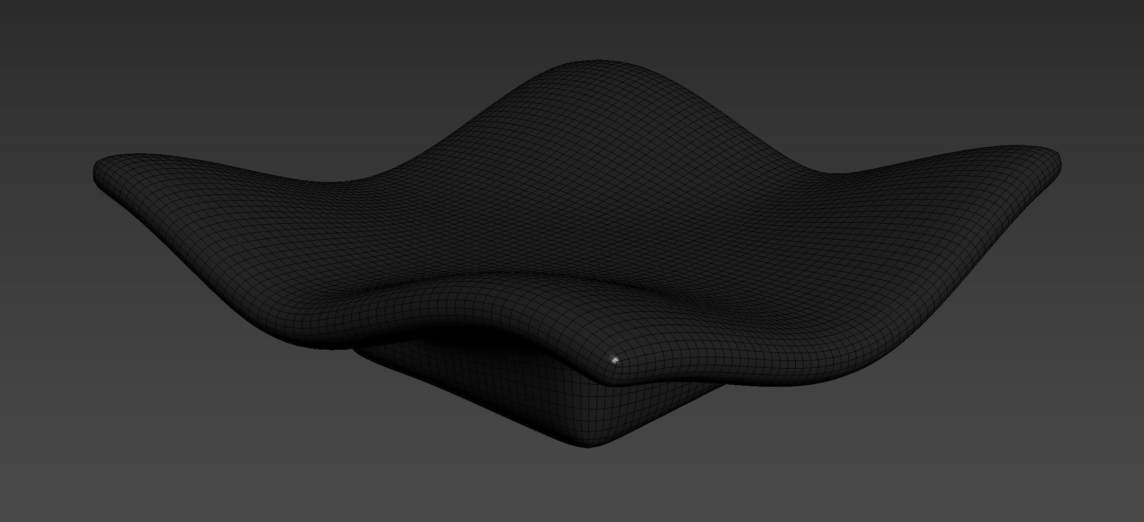 Wavy bed by Erik Jorgensen 3D model | CGTrader