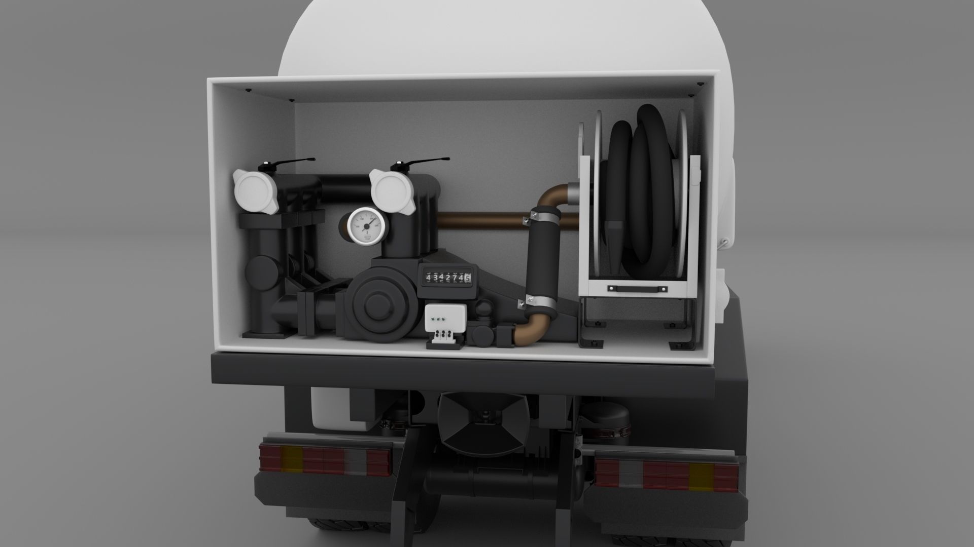 Mercedes ACTROS 4040-A 6x6 Fuel tank 3D model | CGTrader