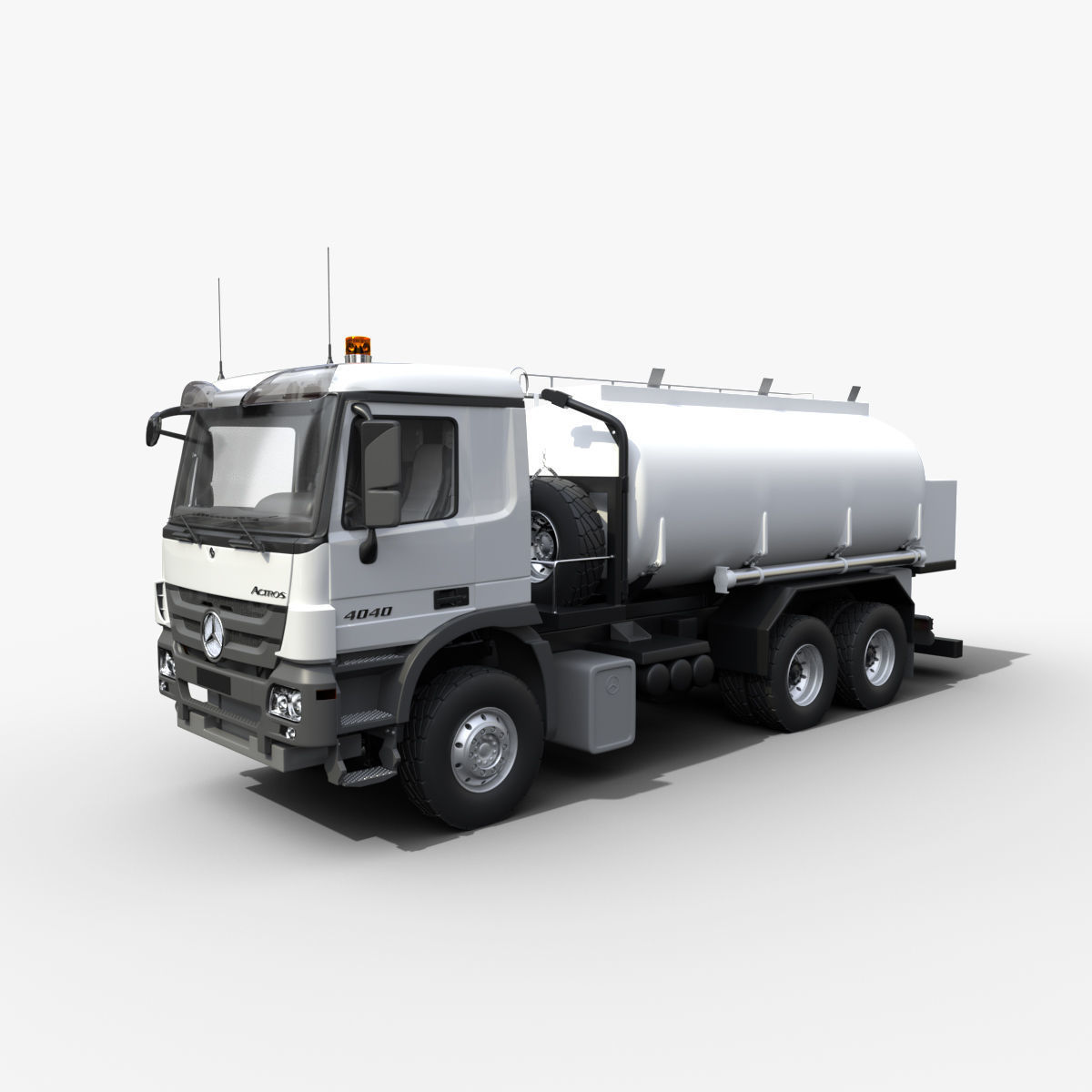 Mercedes ACTROS 4040-A 6x6 Fuel tank 3D model | CGTrader