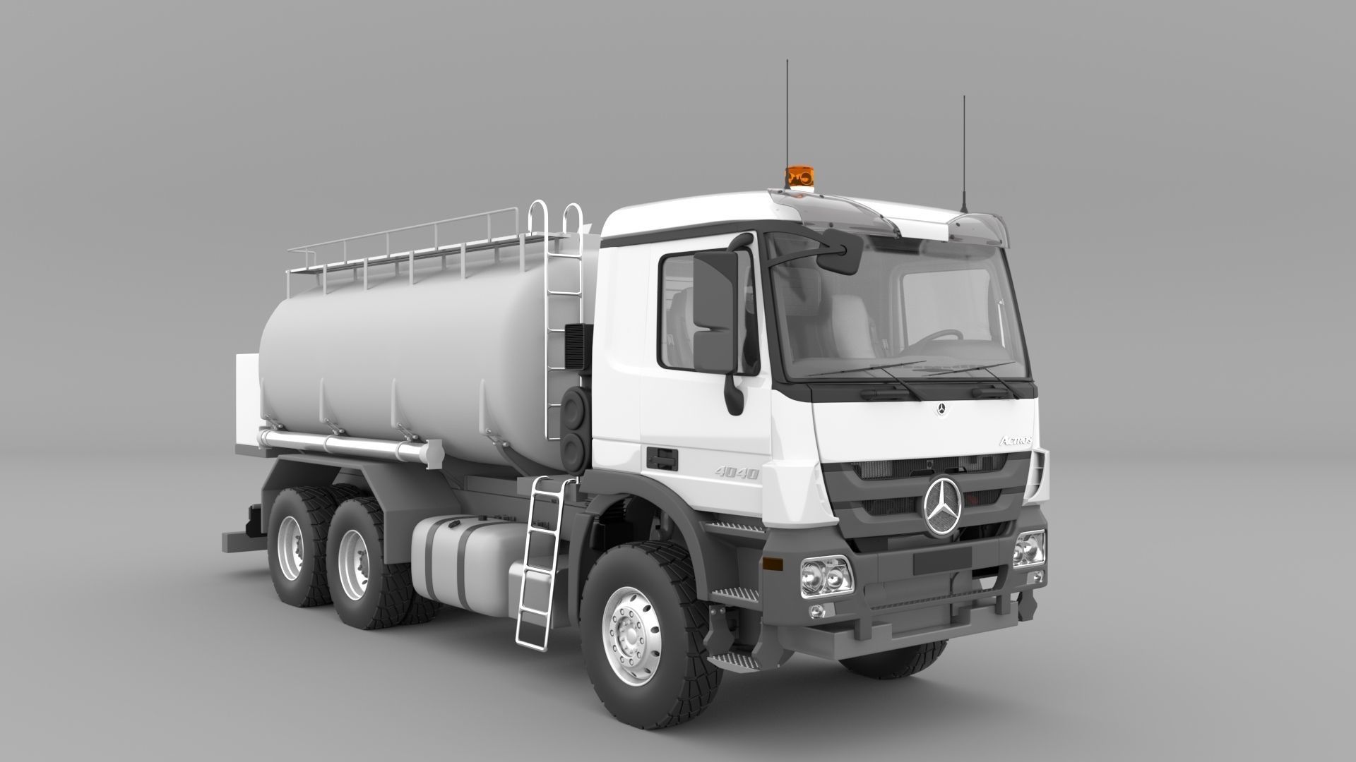 Mercedes ACTROS 4040-A 6x6 Fuel tank 3D model | CGTrader