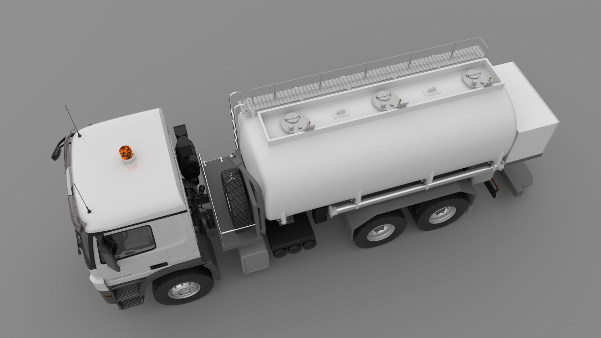 Mercedes ACTROS 4040-A 6x6 Fuel tank 3D model | CGTrader