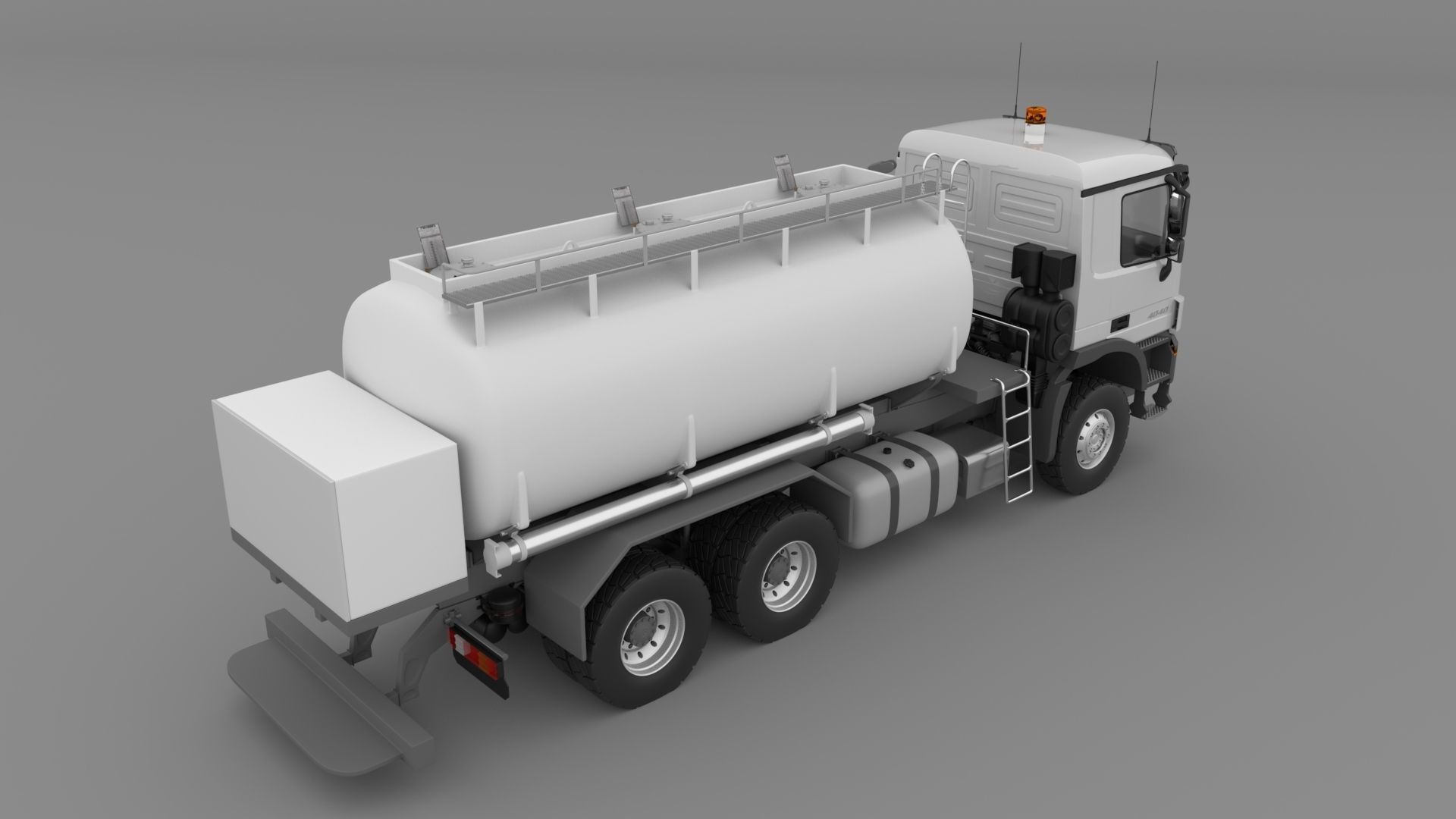 Mercedes ACTROS 4040-A 6x6 Fuel tank 3D model | CGTrader