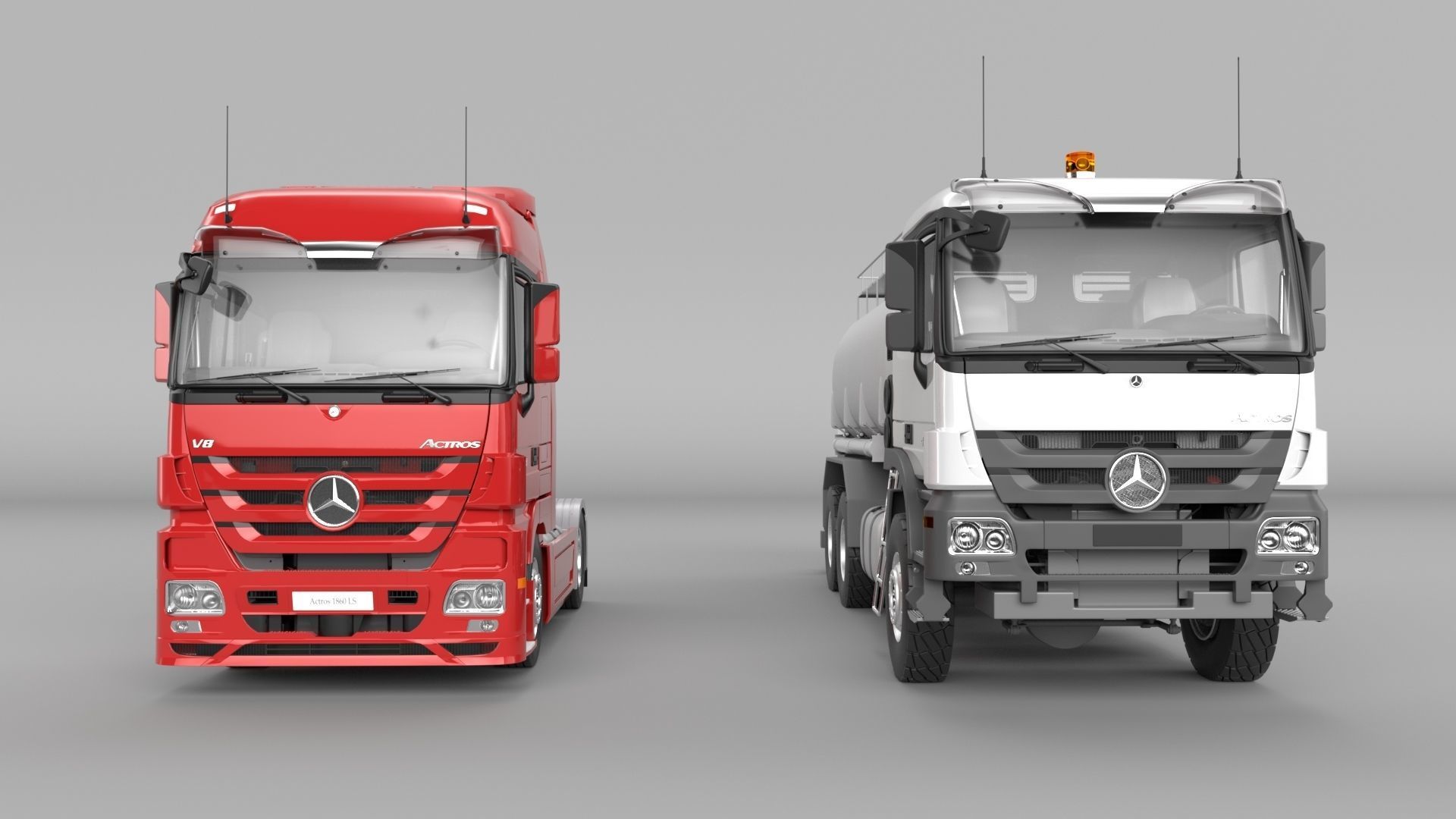 Mercedes ACTROS 4040-A 6x6 Fuel tank 3D model | CGTrader