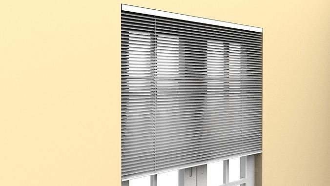 Aluminum shutters 3D model | CGTrader