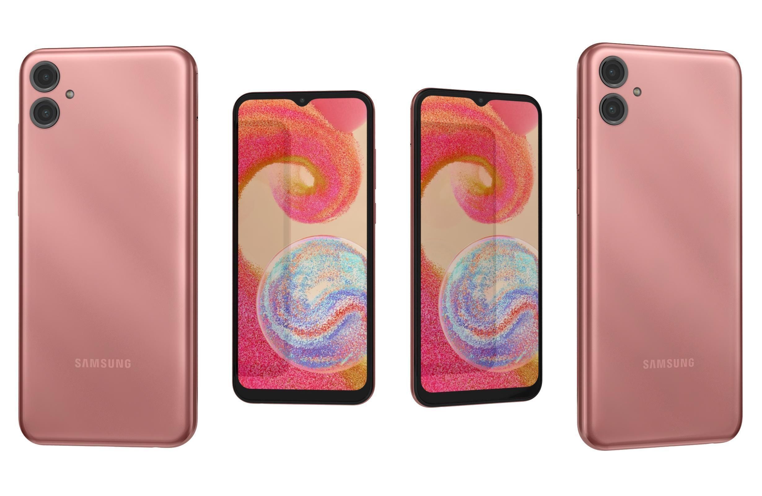 Samsung Galaxy A04e Copper 3D model | CGTrader