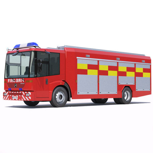 Mercedes Econic Fire Truck 3D Model MAX OBJ 3DS FBX LWO LW LWS HRC XSI ...