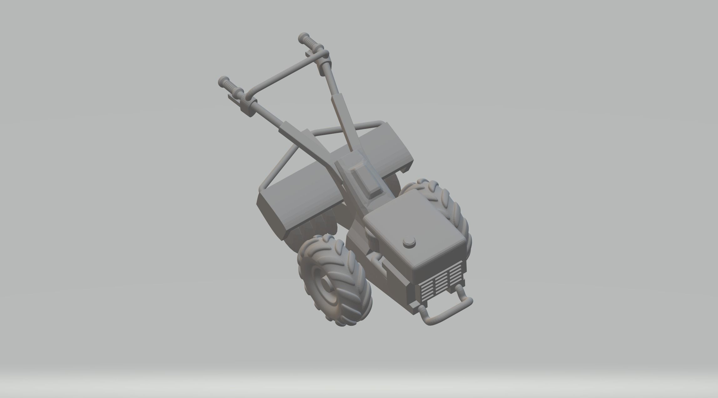 Farm Tractor 3D Model 3D model 3D printable | CGTrader