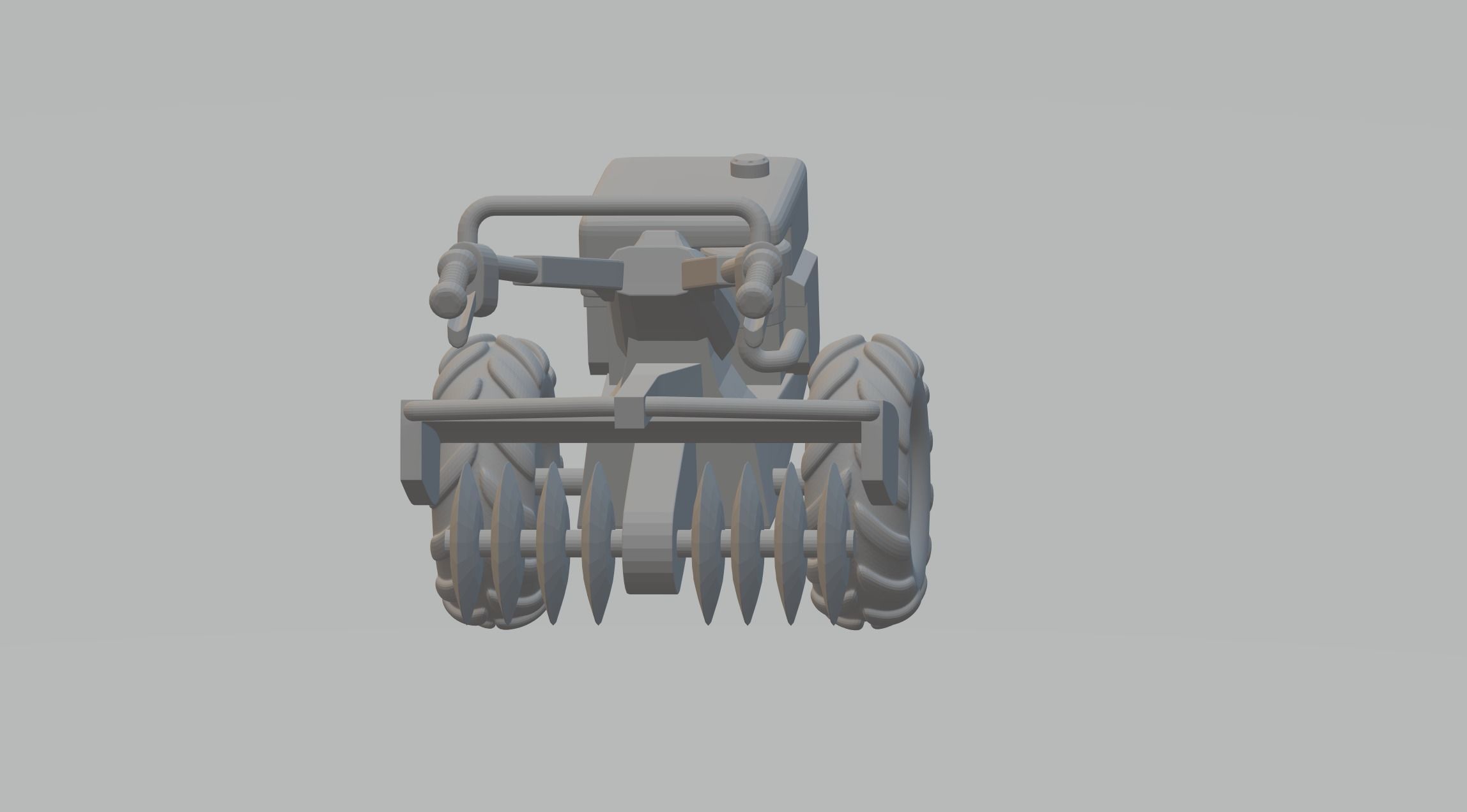 Farm Tractor 3D Model 3D model 3D printable | CGTrader