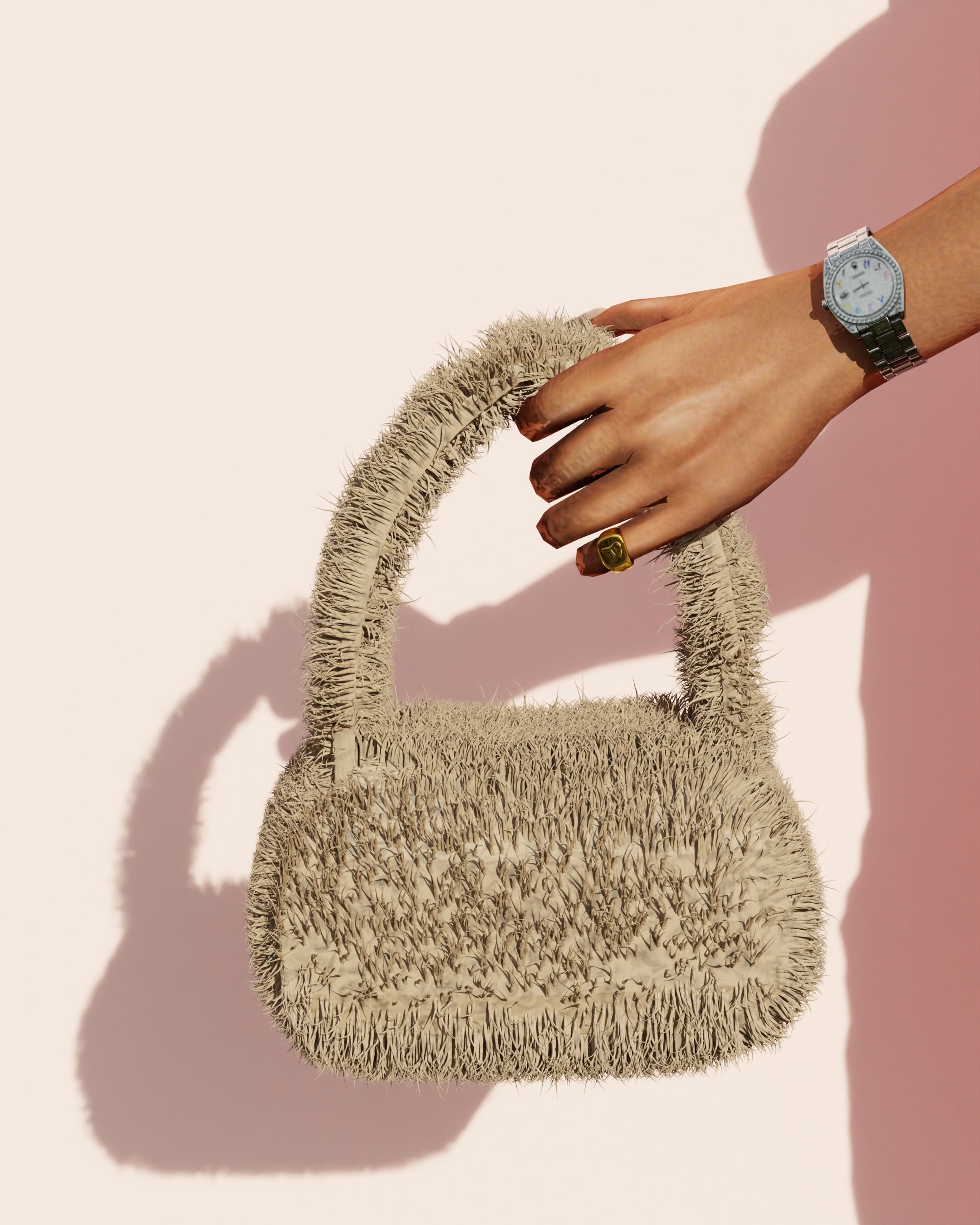 Parker Shoulder Bags 3D model | CGTrader