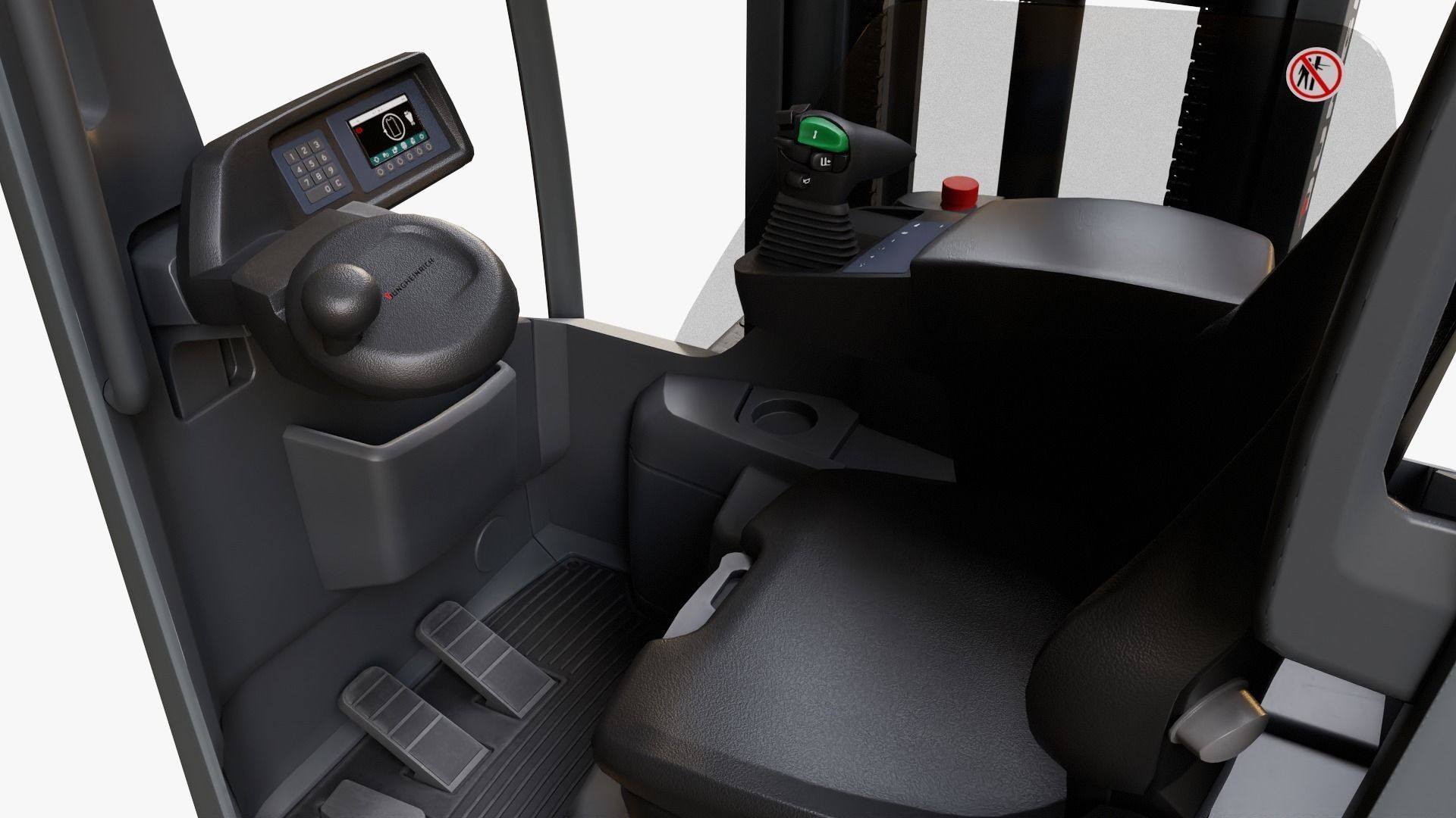 3D model Jungheinrich ETV 216i Reach truck VR / AR / low-poly | CGTrader