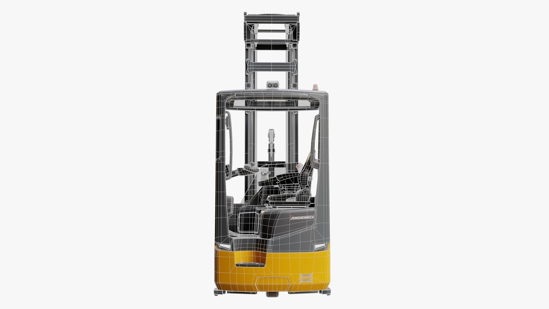 3D model Jungheinrich ETV 216i Reach truck VR / AR / low-poly | CGTrader