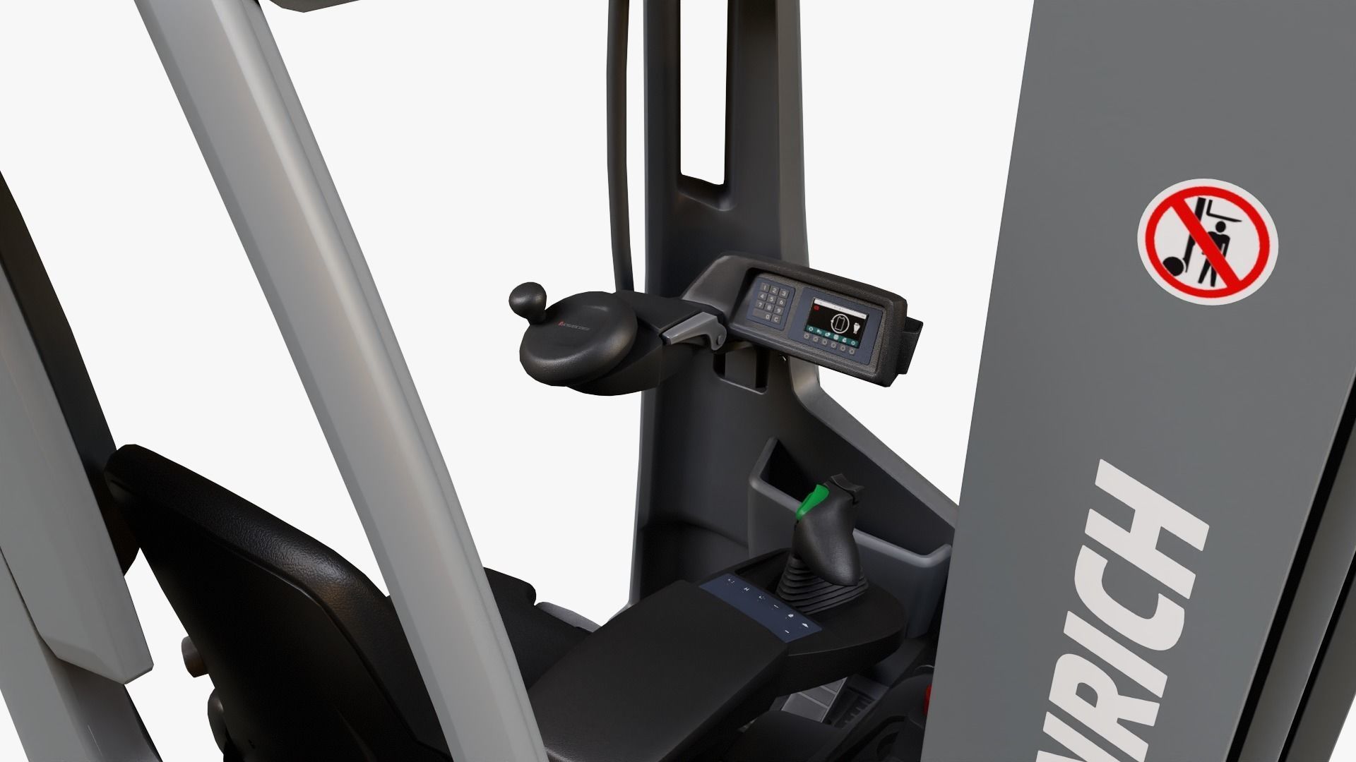 3D model Jungheinrich ETV 216i Reach truck VR / AR / low-poly | CGTrader