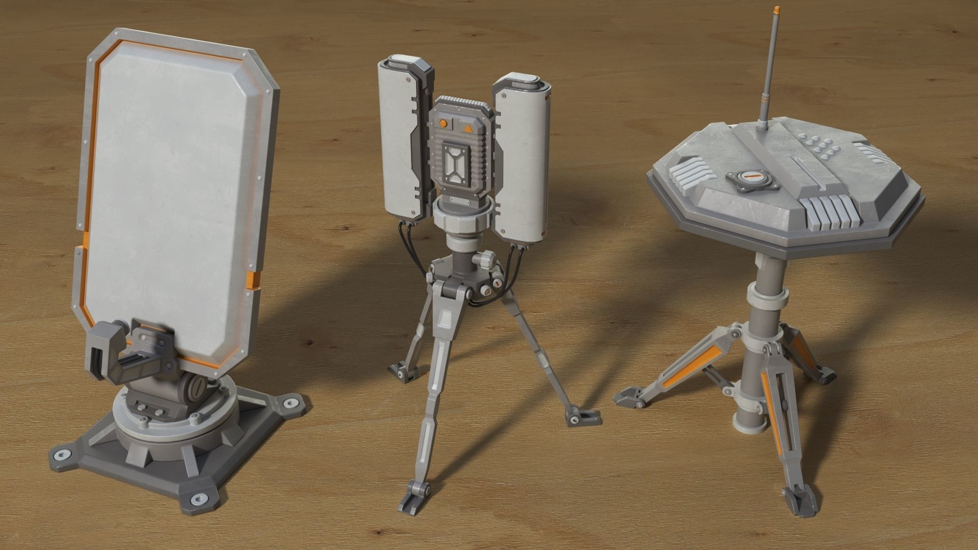 3D model Antenas Collection - 10 pieces VR / AR / low-poly | CGTrader