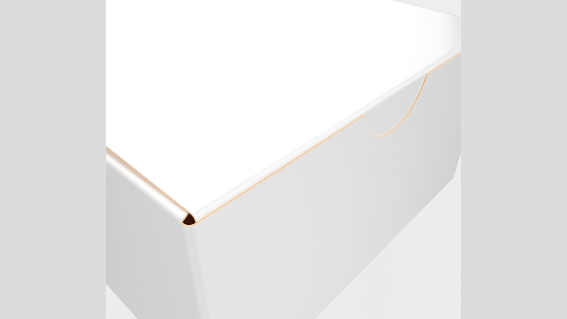 5cm Height Paper Box Closed Opened Unwrapped 3D model | CGTrader