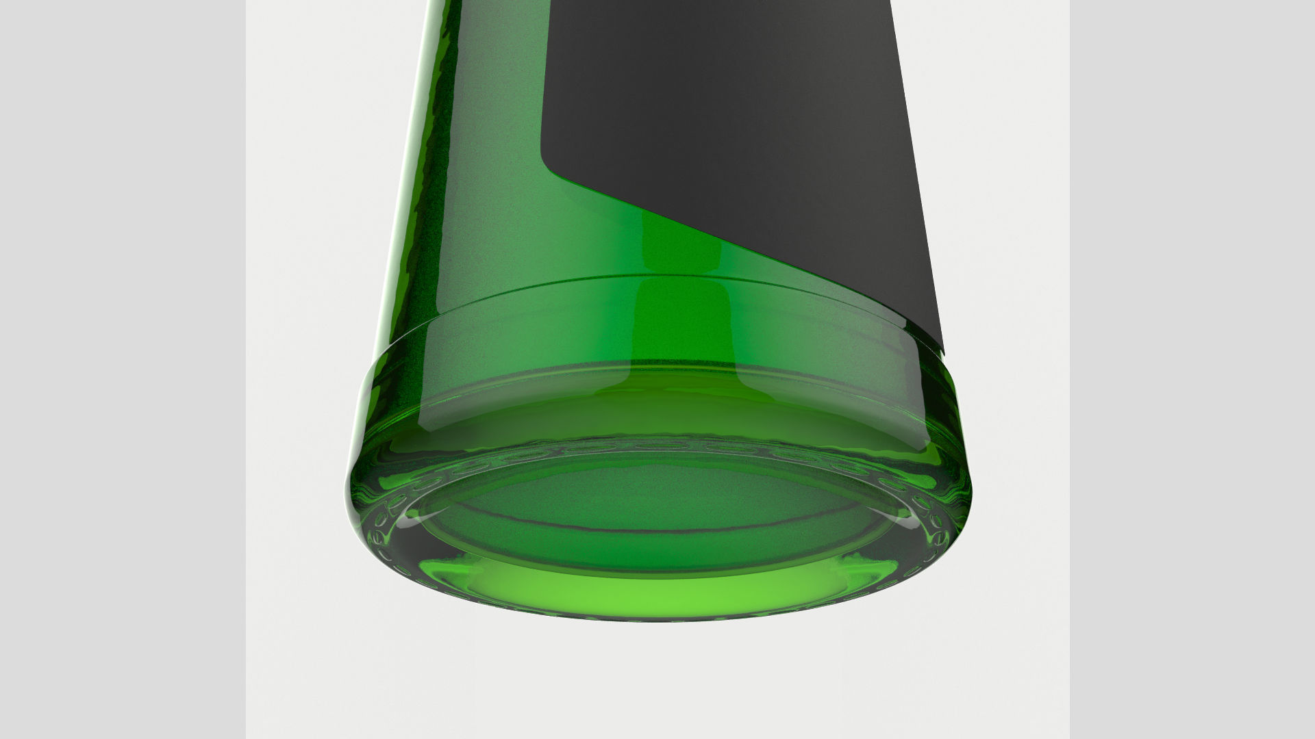Beer Bottle 500ml Swing Top Low High Poly 3D model | CGTrader