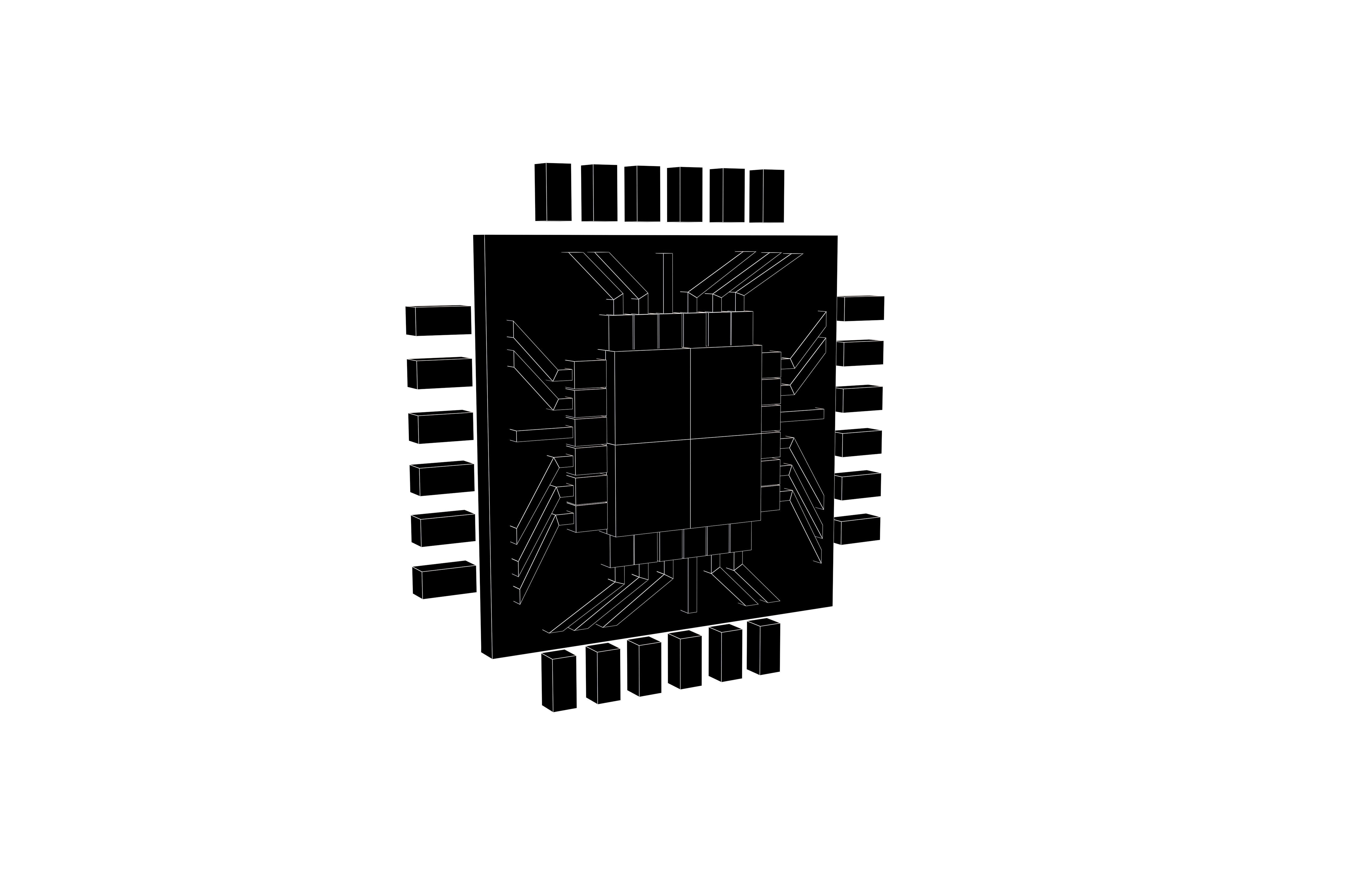 3D model Microchip Symbol V1 004 VR / AR / low-poly | CGTrader
