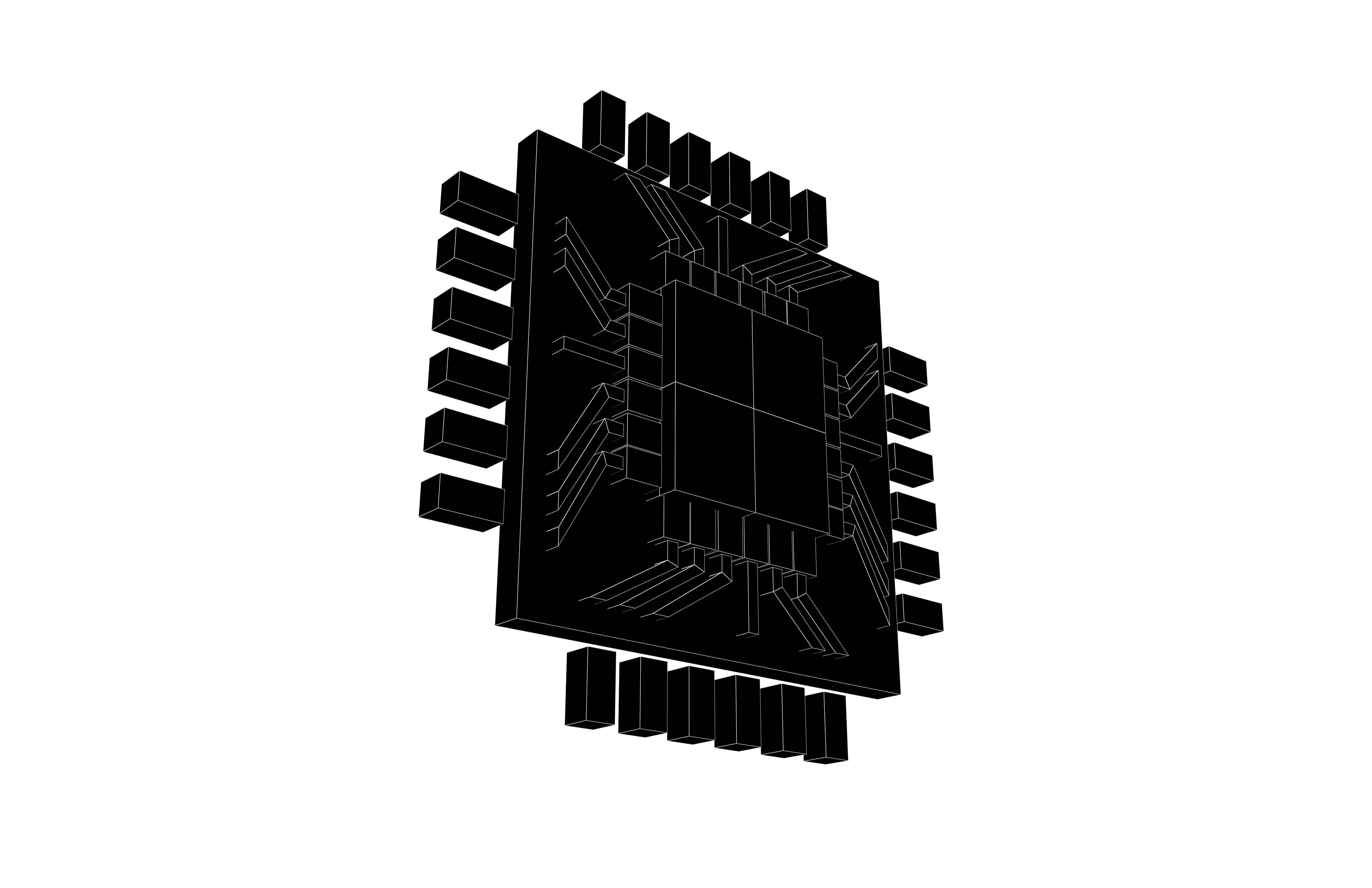 3D model Microchip Symbol V1 004 VR / AR / low-poly | CGTrader