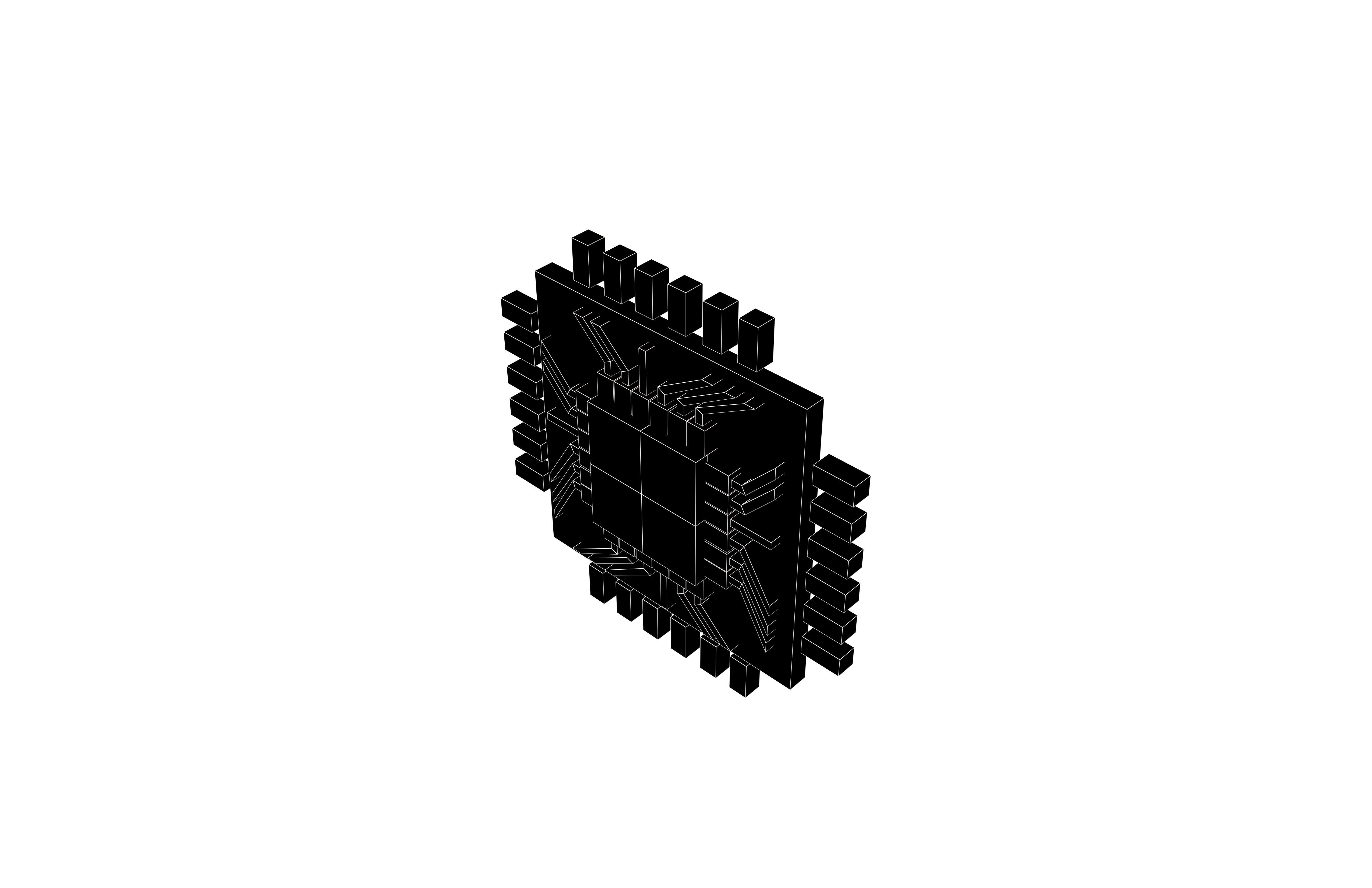 3D model Microchip Symbol V1 004 VR / AR / low-poly | CGTrader