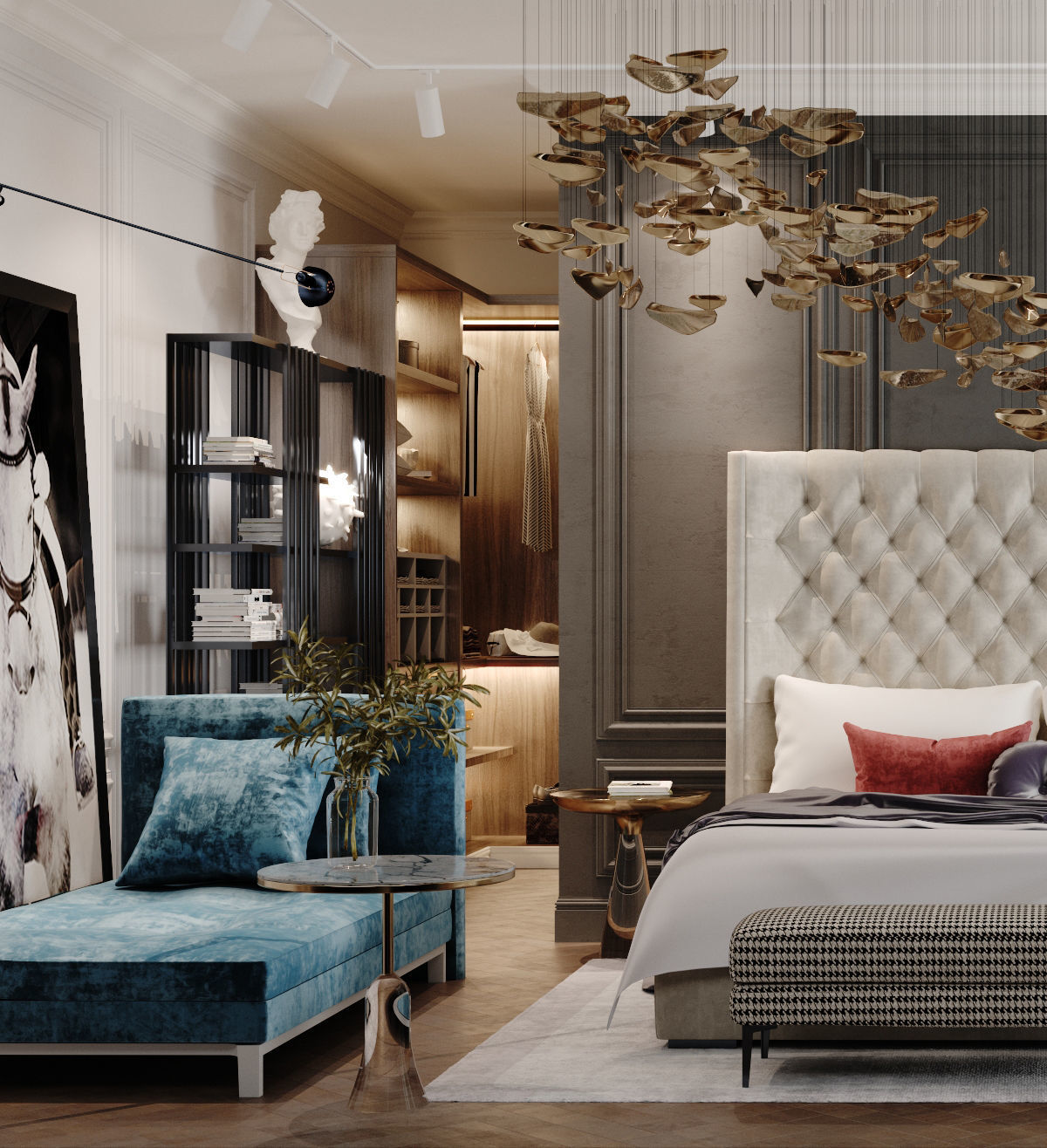Modern Bedroom Luxury 3D model | CGTrader