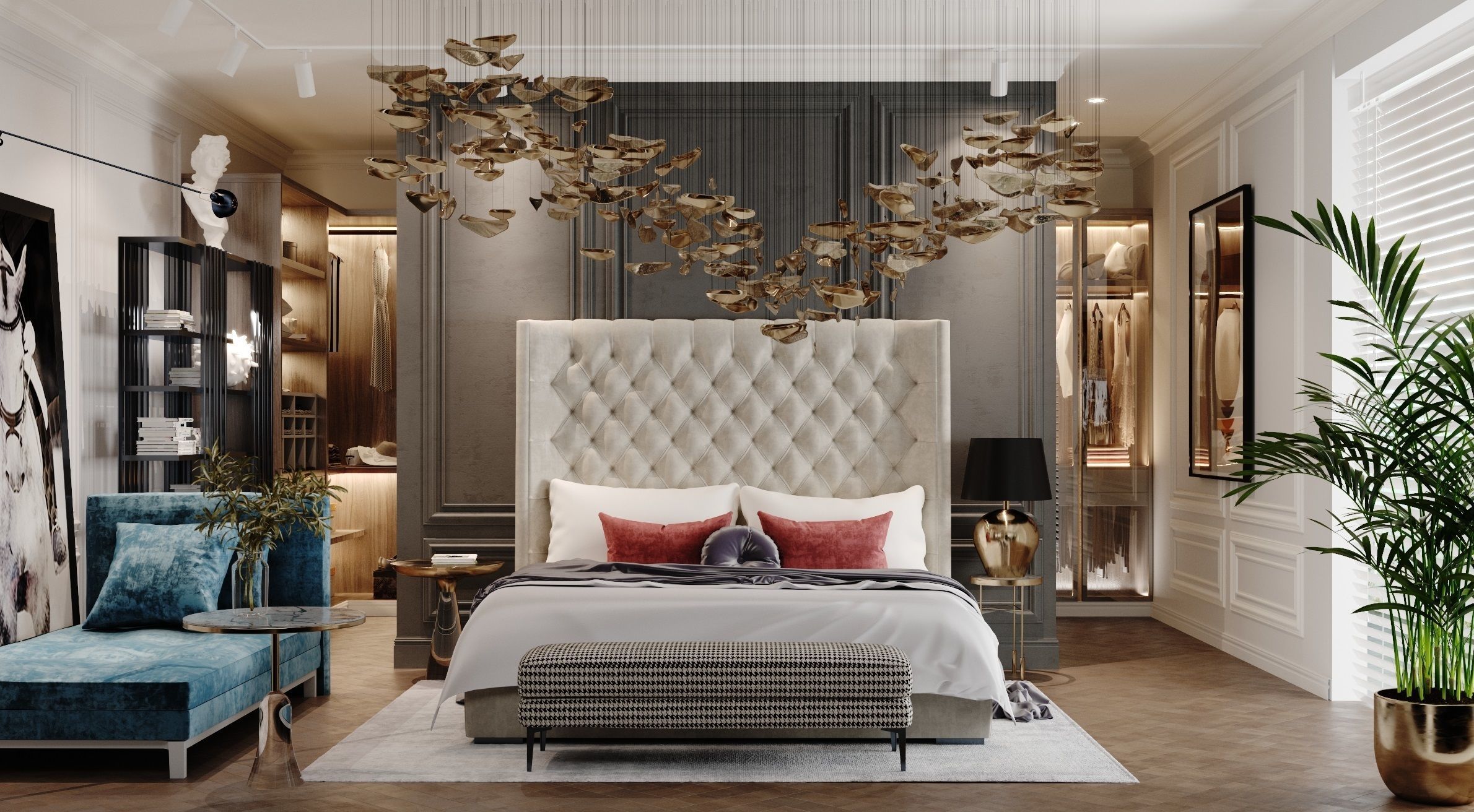 Modern Bedroom Luxury 3D model | CGTrader