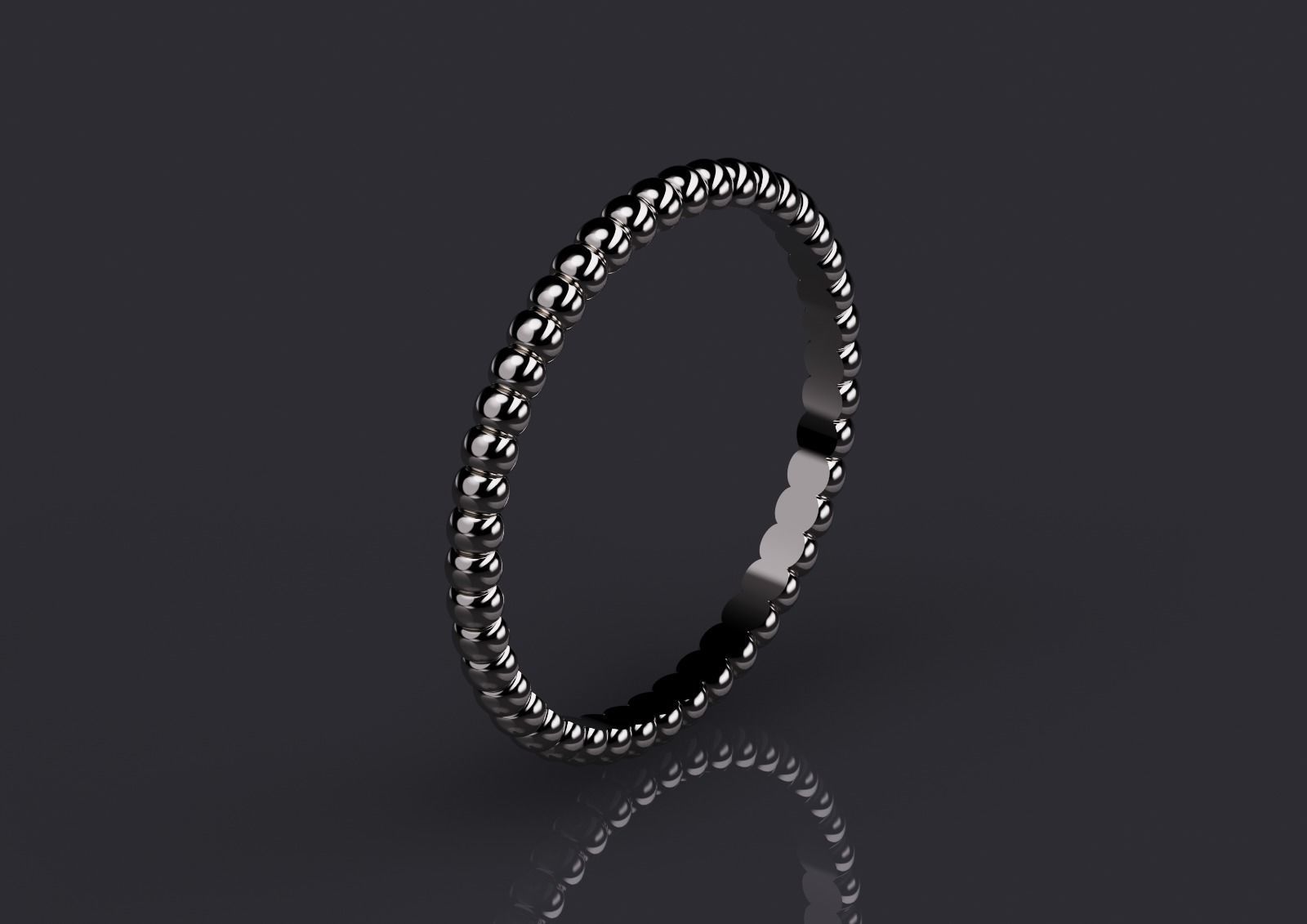 Perlee Rings Collection All Sizes 01 3D model 3D printable | CGTrader