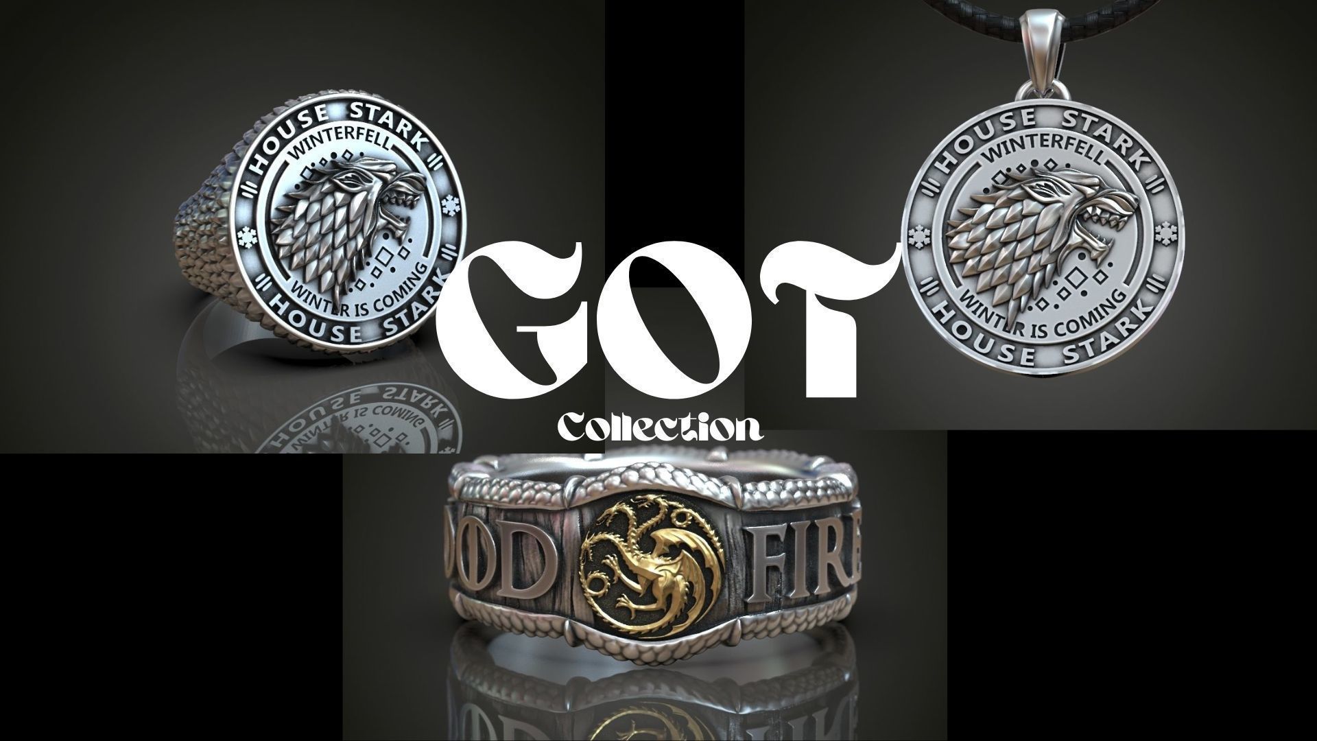 GOT fan collection 3D printable | CGTrader